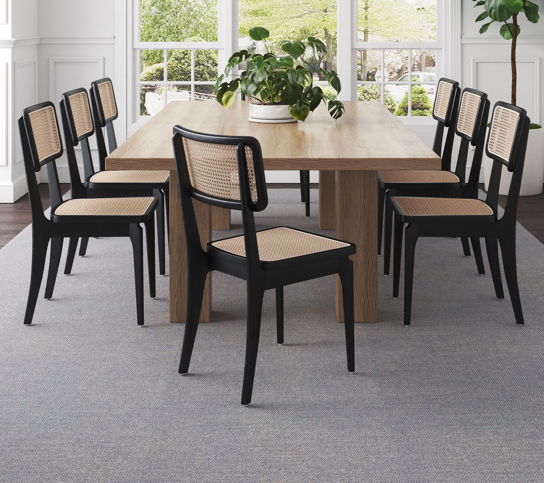 Manhattan Comfort Giverny Dining Chair Set of 2 - QVC.com