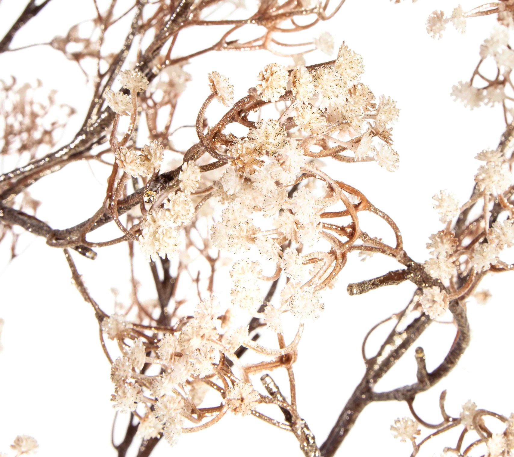 Evergreen I/O Electric Lighted Faux Gypsophila Twig Tree, 4'H - QVC.com
