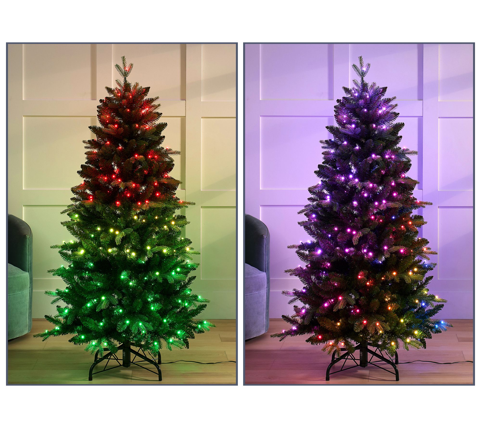 Bethlehem Lights Color Prism Multi-Function LED Tree - QVC.com