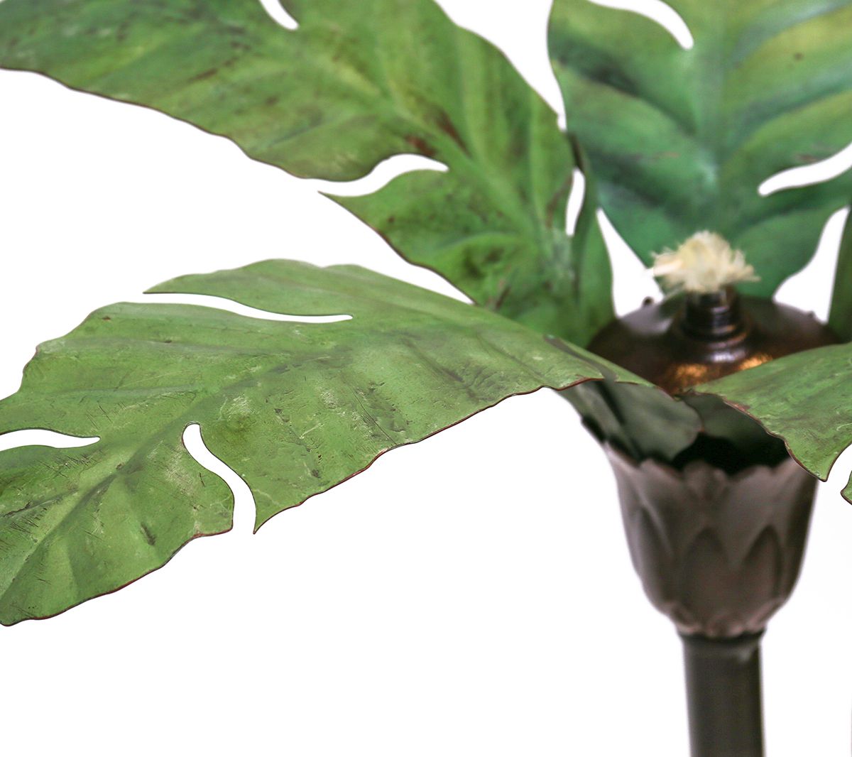 Desert Steel Asher Palm Tree Outdoor All-Weather Garden Torch - QVC.com