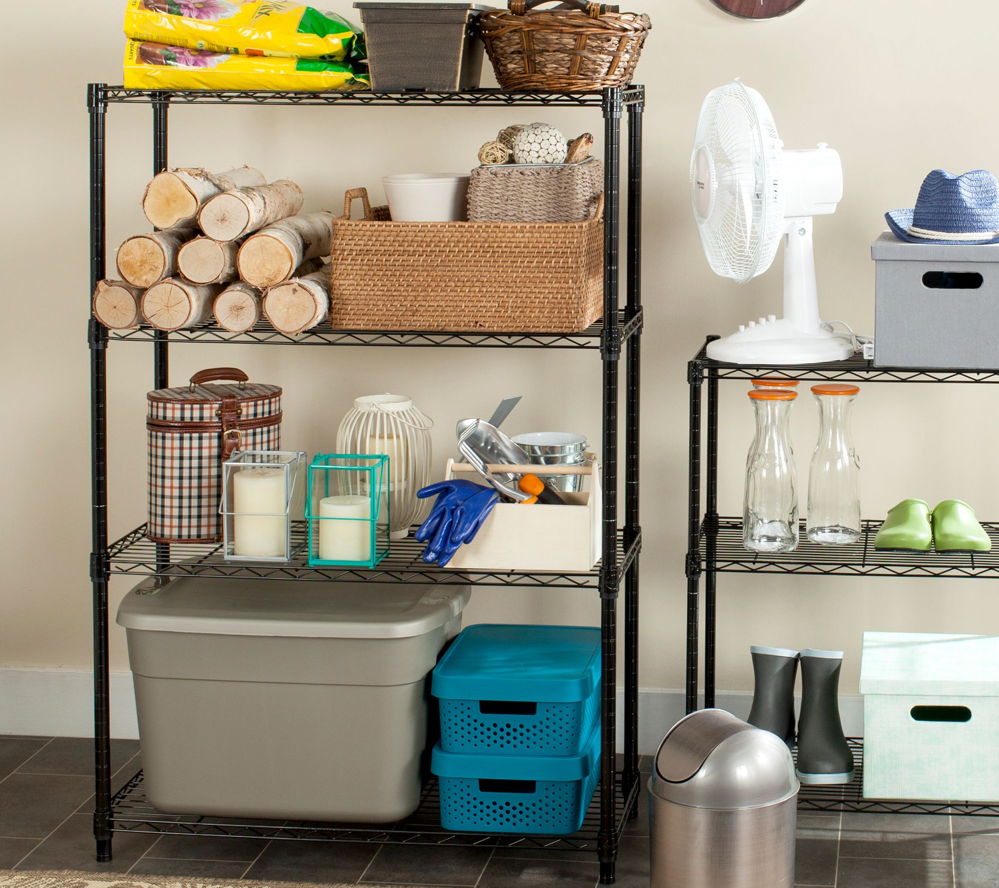 Bravo Four-Tier Steel Wire Shelf - QVC.com