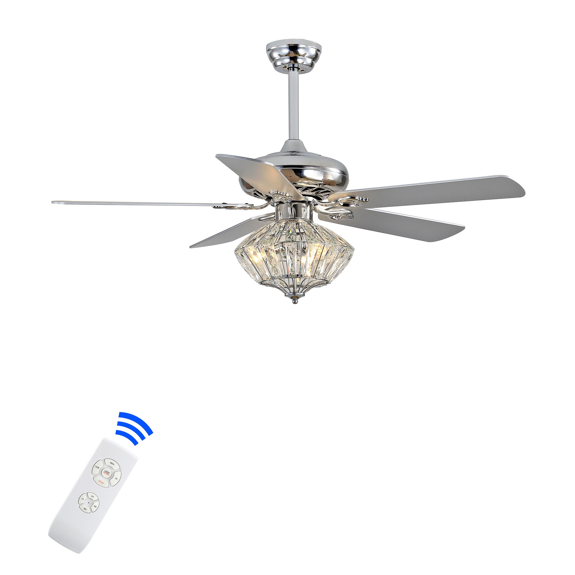 Landi Ceiling Light Fan by Safavieh - QVC.com