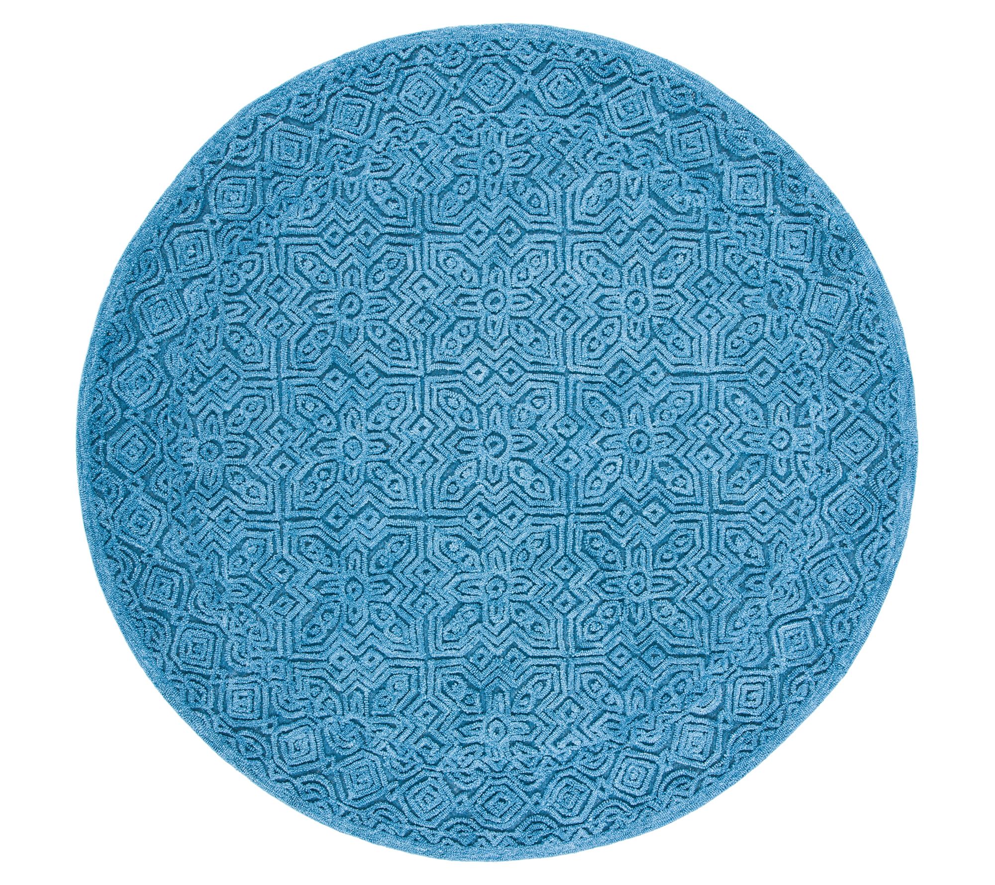 Textural Collection 6' Round Rug by Valerie - QVC.com