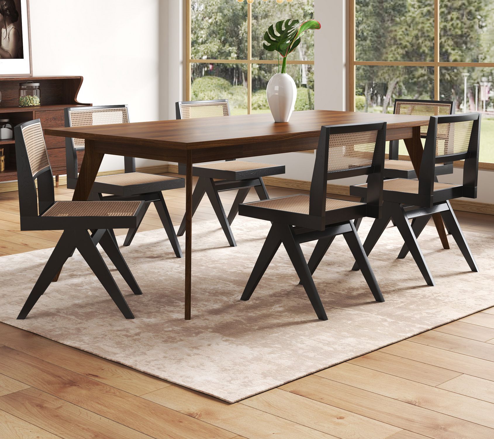 Manhattan Comfort Hamlet Dining Chair Set of 2 - QVC.com