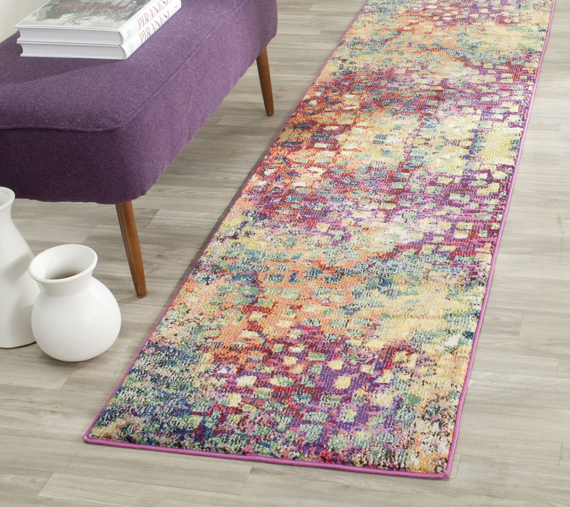 Safavieh Monaco Gogh 2'2" x 14' Rug - QVC.com