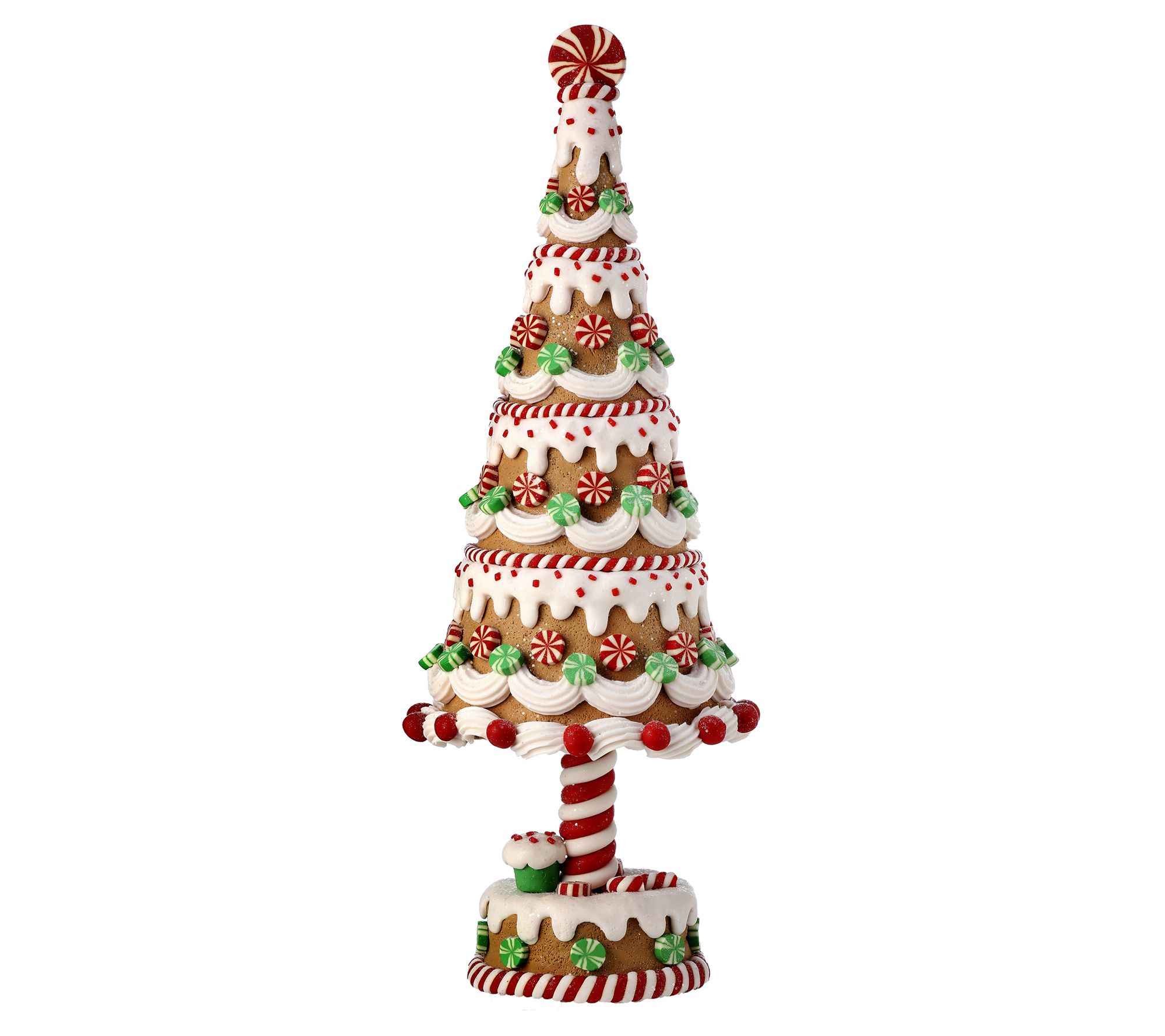 16" Peppermint Sweets Tree by Valerie - QVC.com