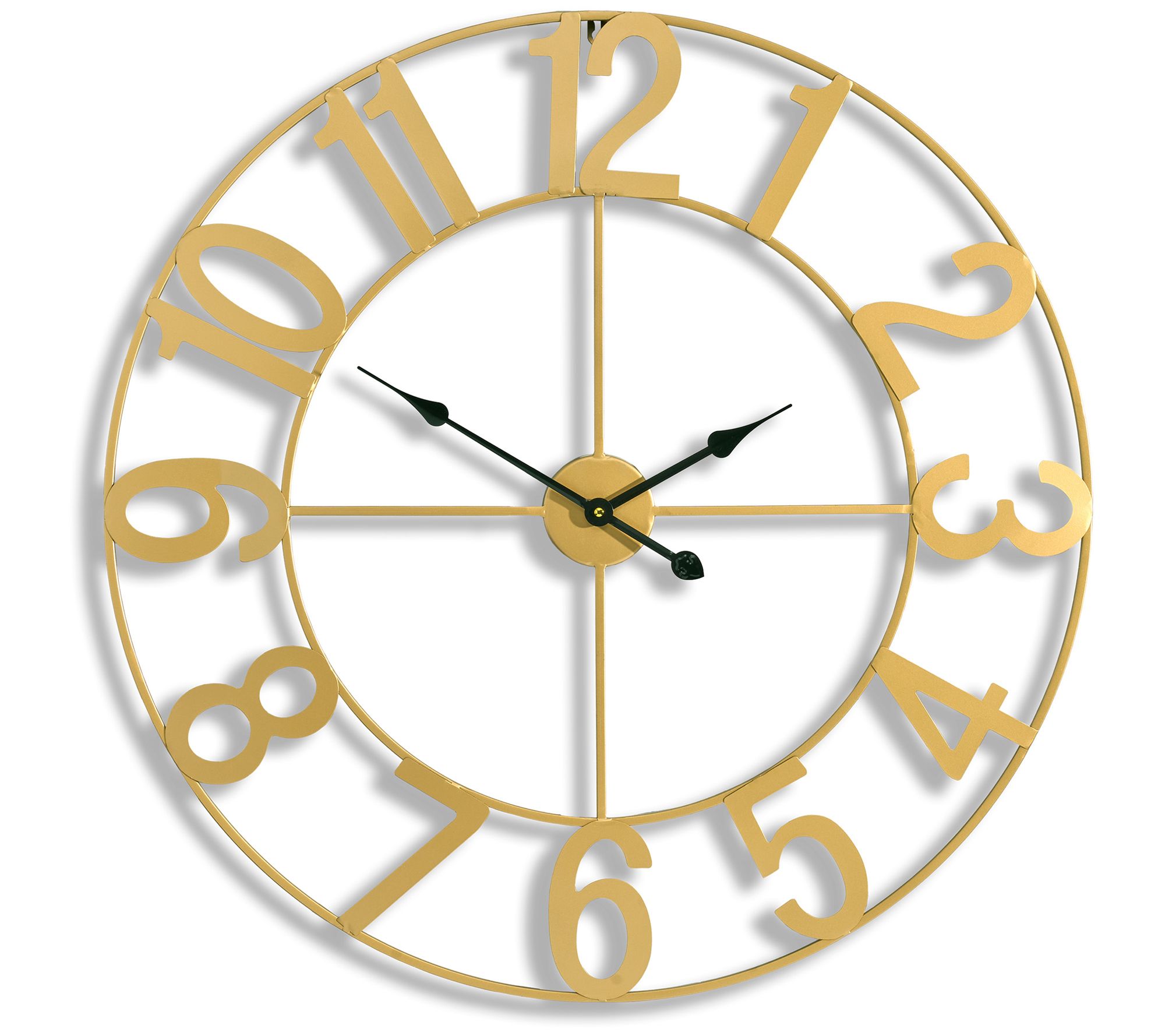Sorbus Large Wall Clock, Analog Battery Operated - QVC.com