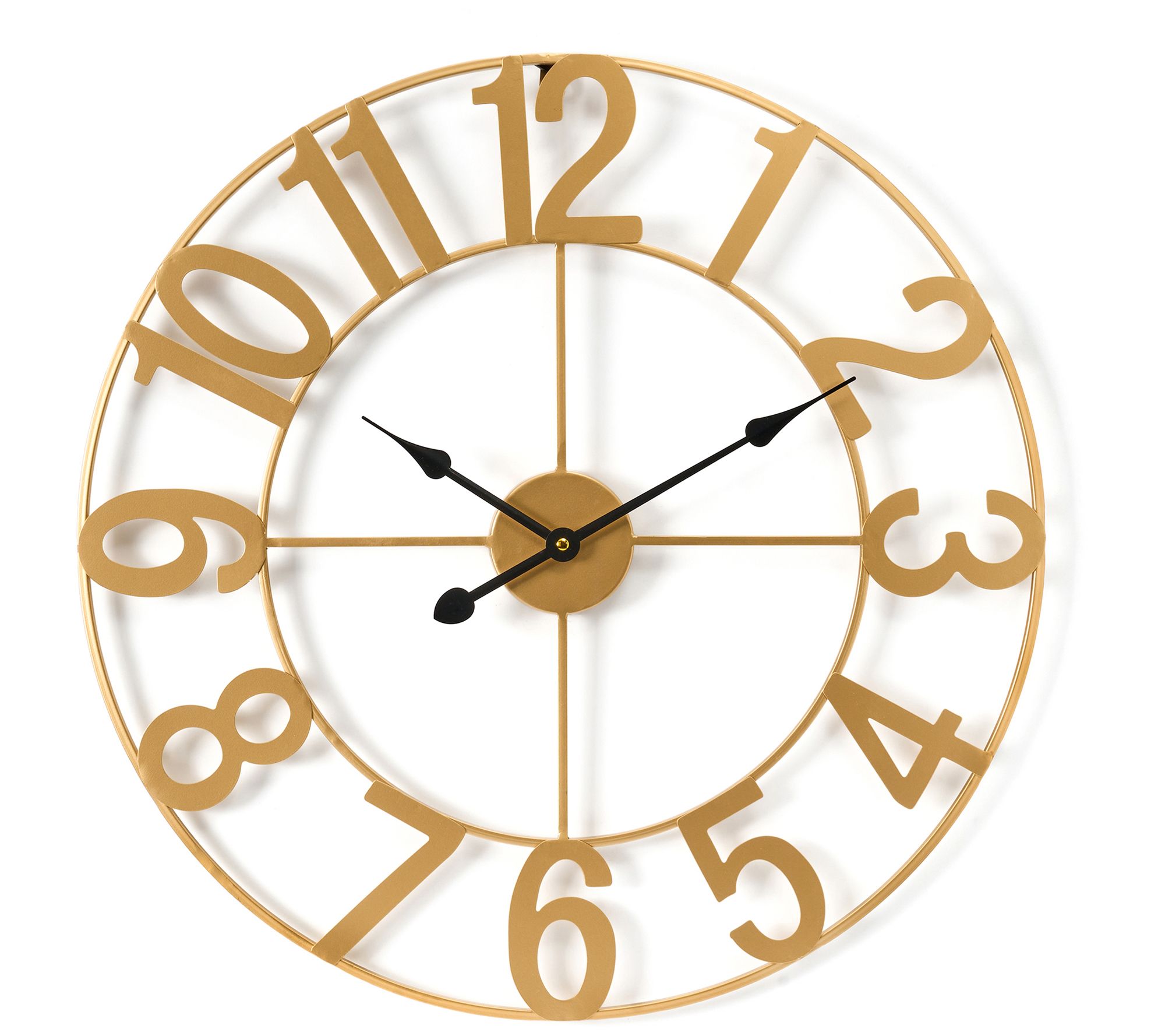 Sorbus Decorative 24" Numeral Wall Clock - QVC.com