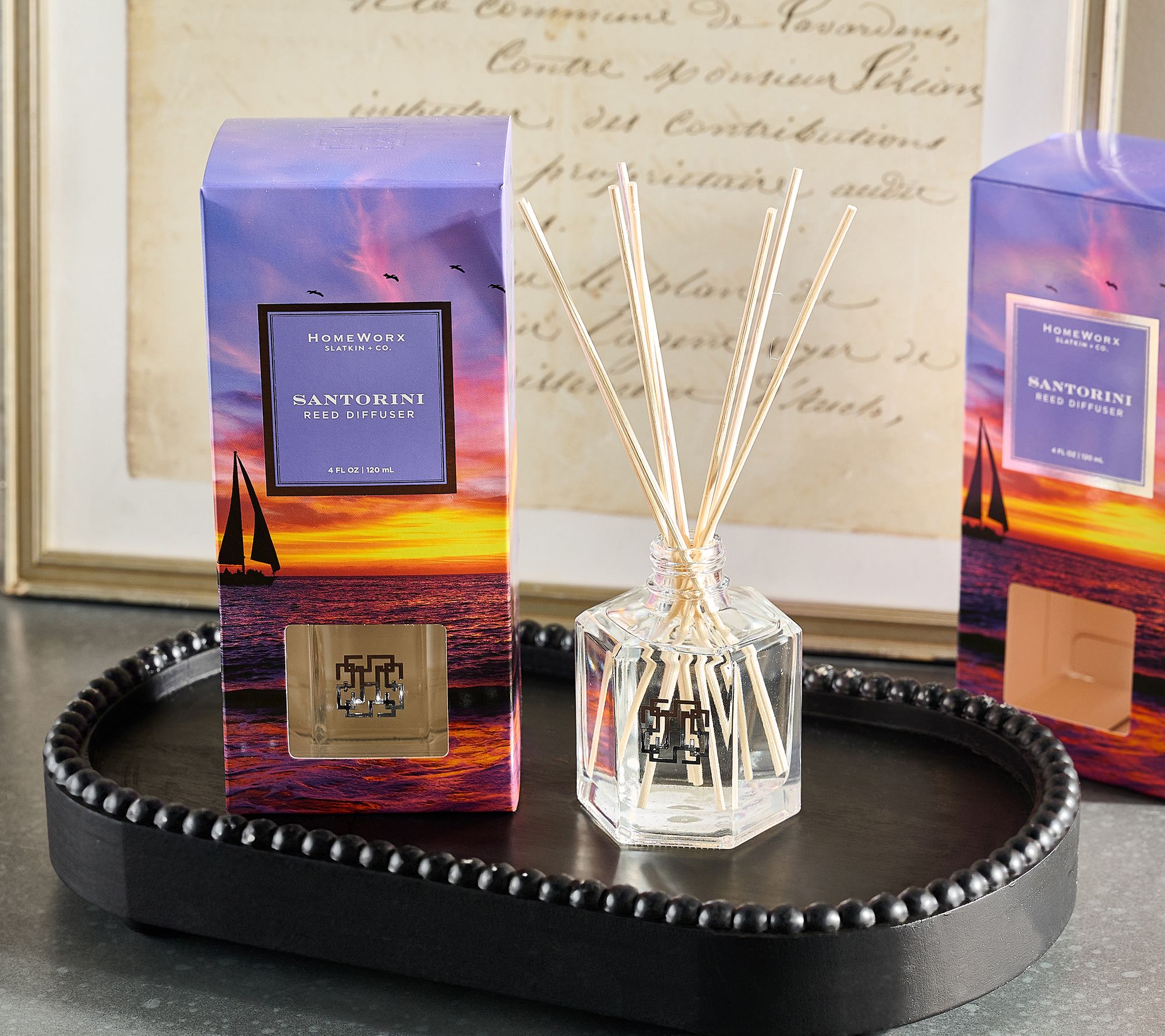 "As Is" HomeWorx by Slatkin & Co. S/2 Santorini Reed Diffusers - QVC.com