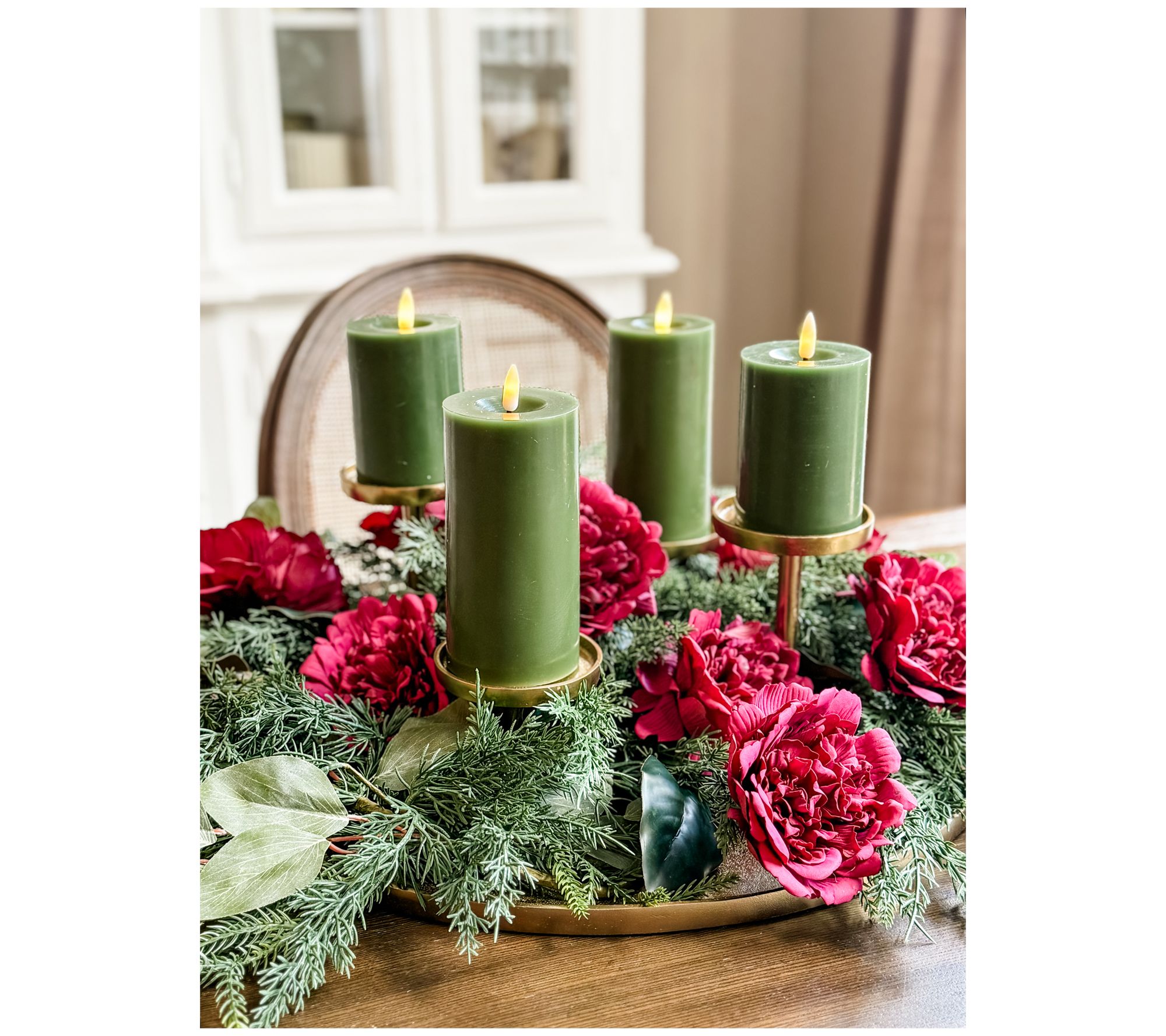 Simply Stunning Set of 5 22" Real Touch Peony Stems by Janine Graff ...