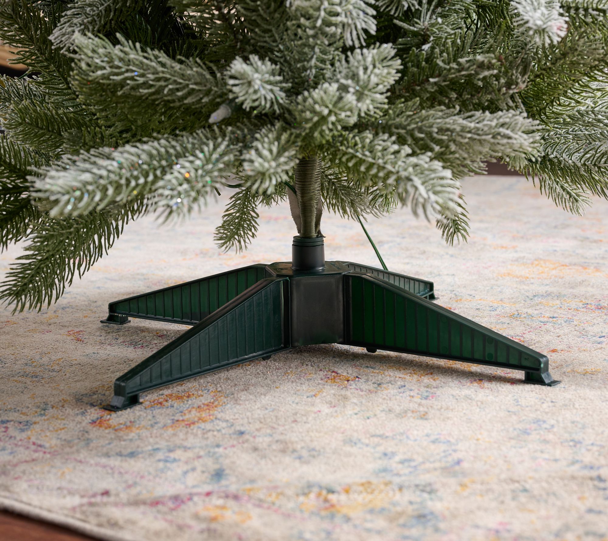 3' Twinkling Frosted Slim Colonial Christmas Tree by Valerie - QVC.com