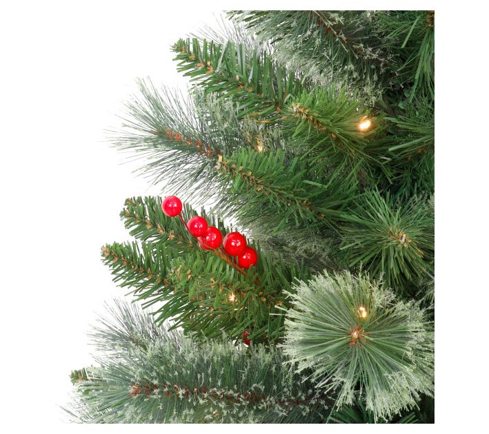 Puleo International Set of (2) 3.5ft Potted Christmas Tree - QVC.com