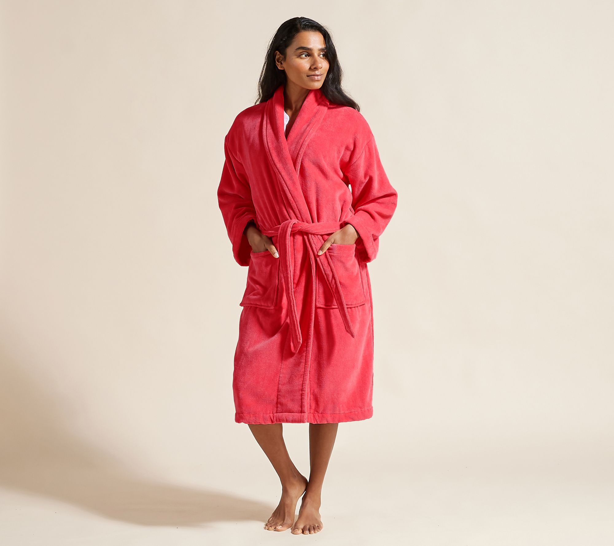 Christy 100% Turkish Cotton Supreme Bath Robe - QVC.com