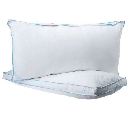 Northern Nights Set of 2 KG CuddleLoft Pillows - QVC.com