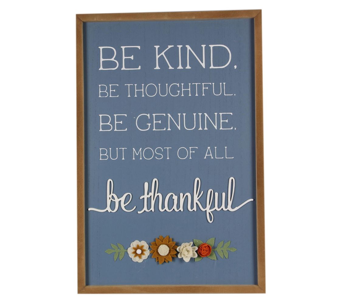 Young's Wood Framed Fall Wall sign with 3D Letters - QVC.com