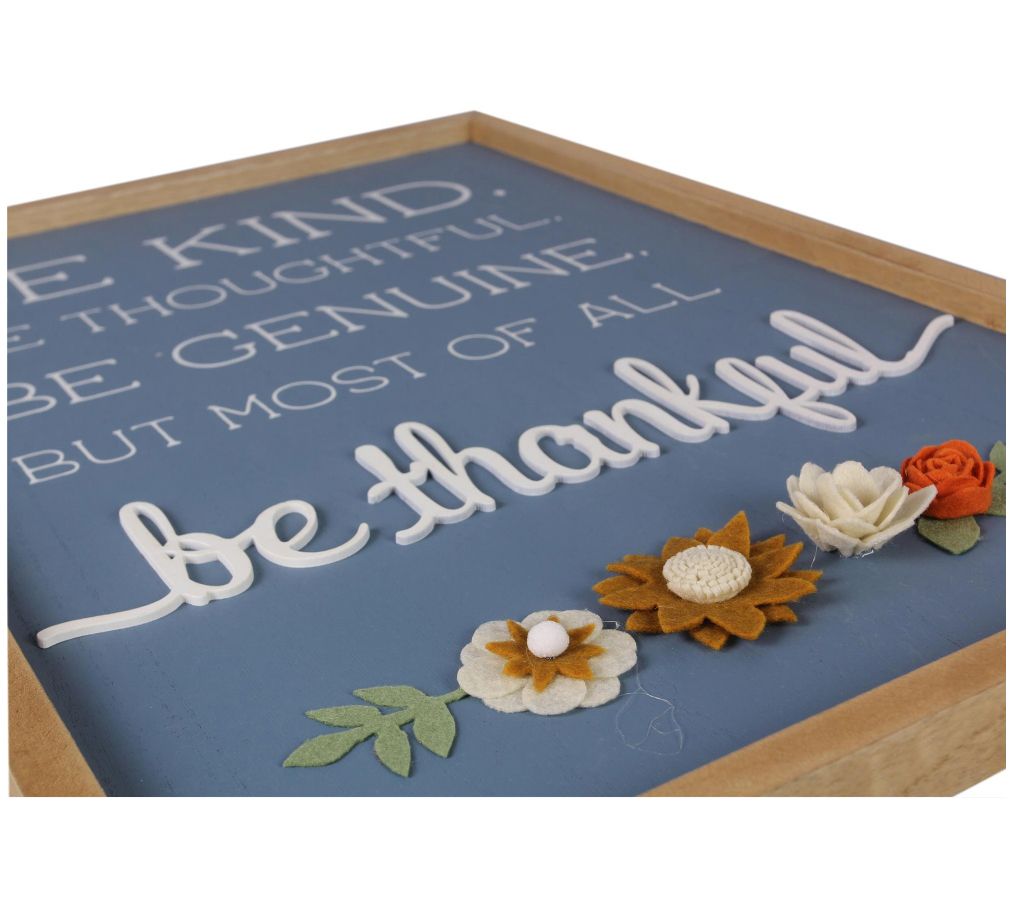 Young's Wood Framed Fall Wall sign with 3D Letters - QVC.com