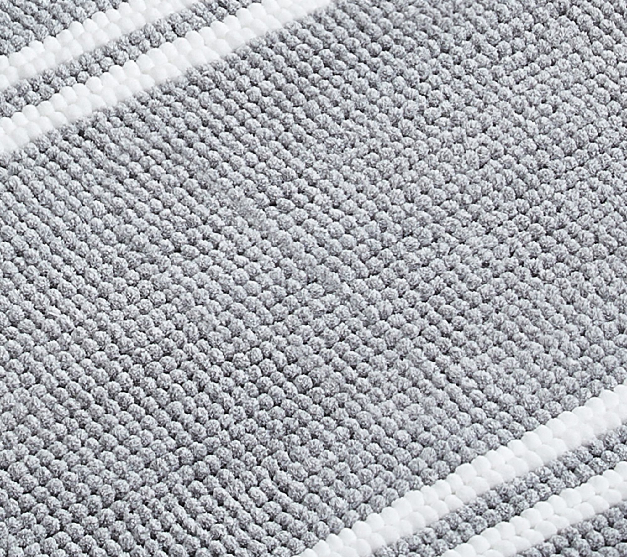 VCNY Home Hotel Stripe Noodle Bath Runner - QVC.com