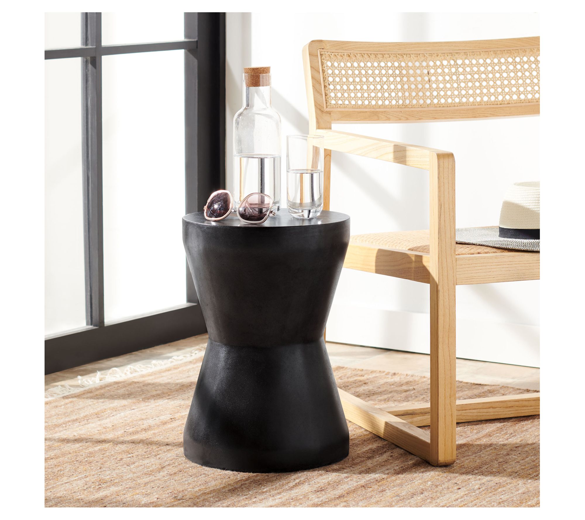 Safavieh Torre In/Outdoor Accent Stool - QVC.com