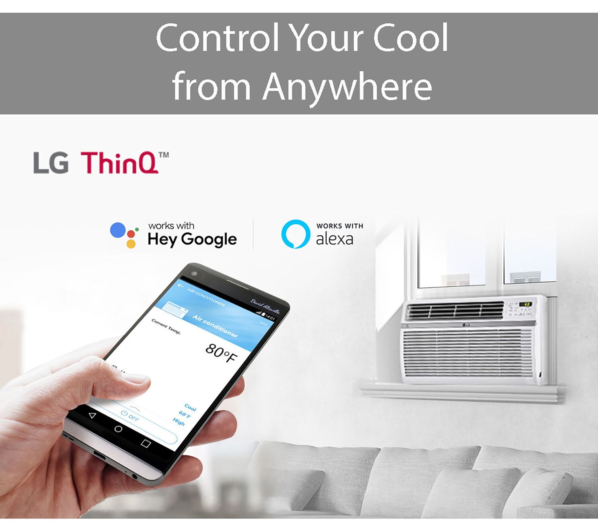 LG Electronics 18,000 BTU Window Smart Air Conditioner - QVC.com