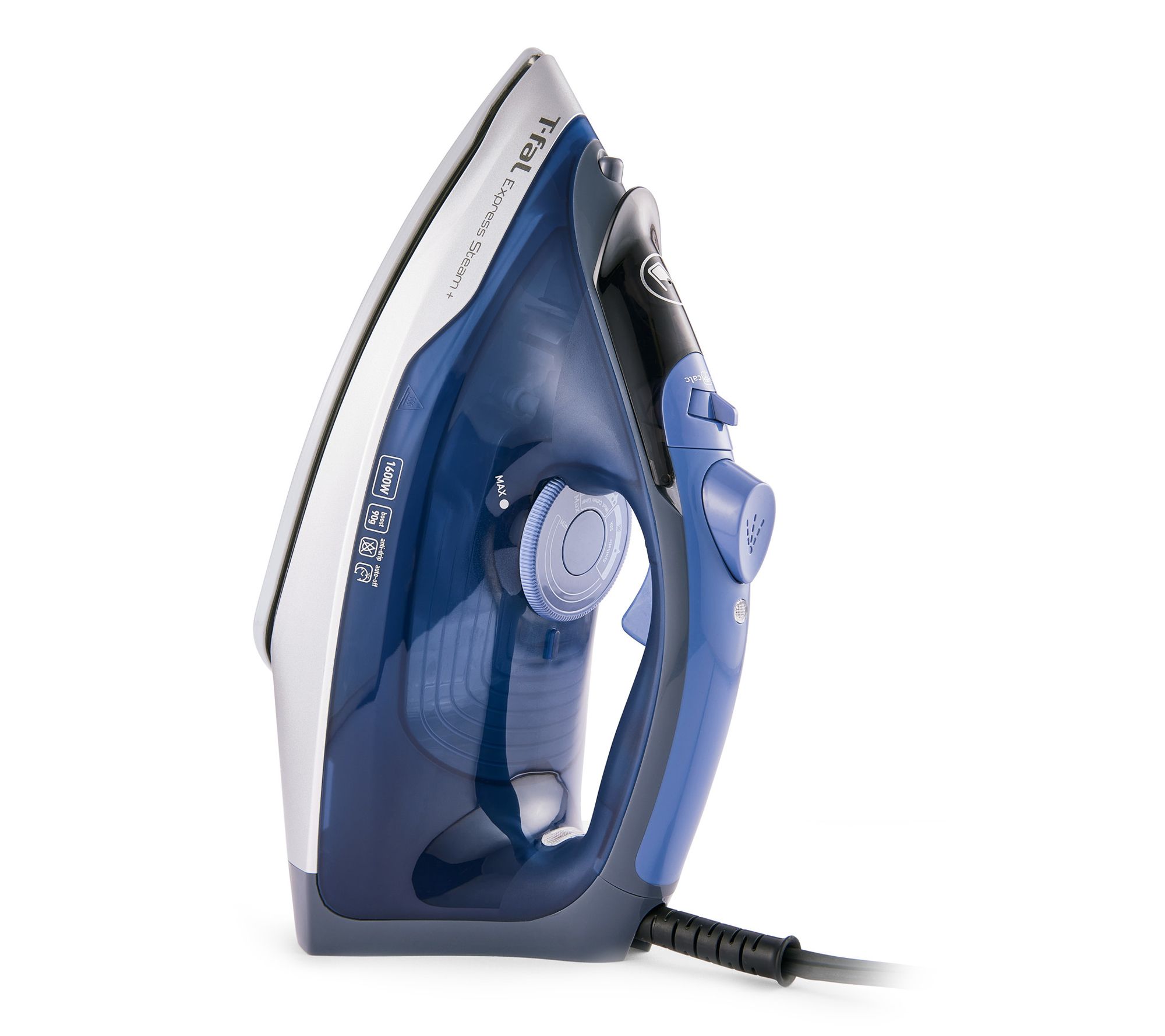 T-fal Express Steam Iron with Durilium AirGlideSoleplate - QVC.com