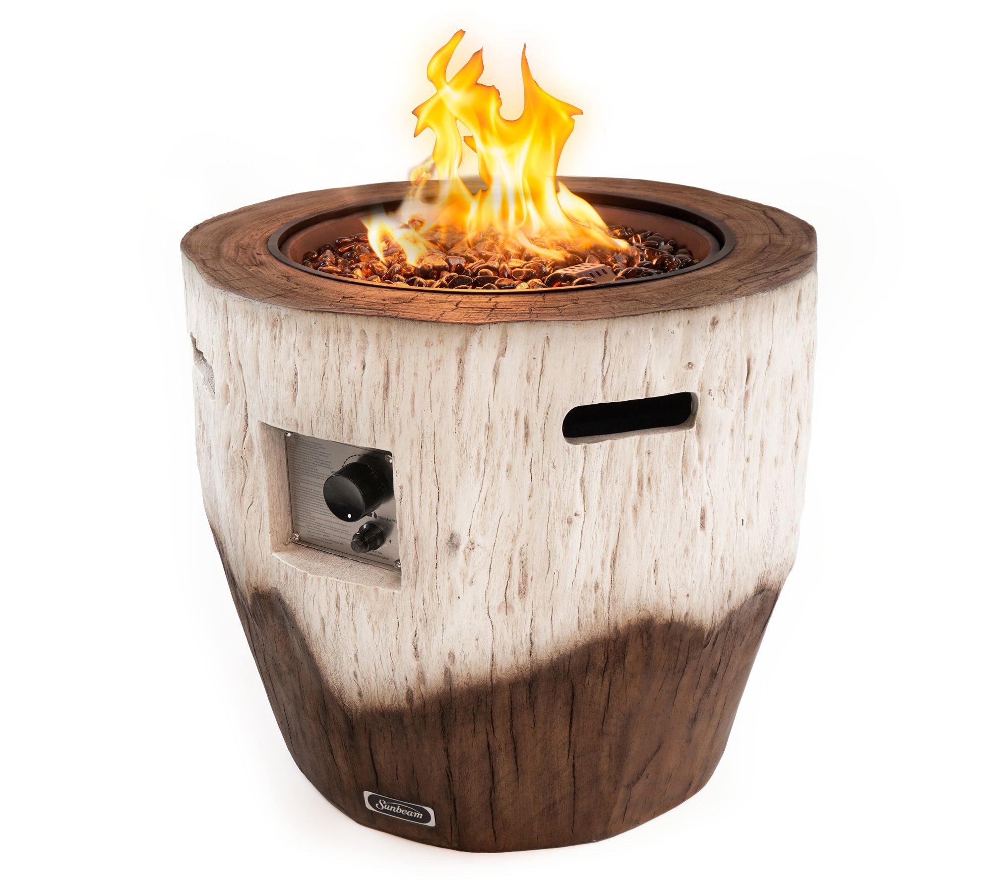 Alpine Thermoset Resin Fire Pit by Sunbeam - QVC.com