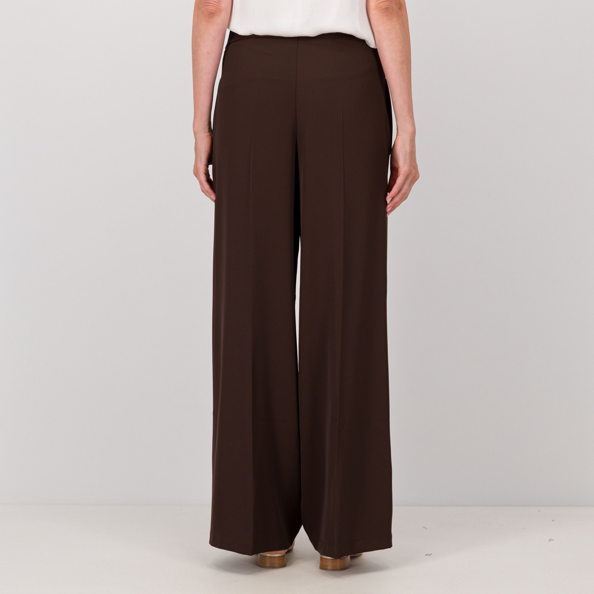 Mood Atelier Pantaloni ampi in cady con elastico anche Petite - QVC.it