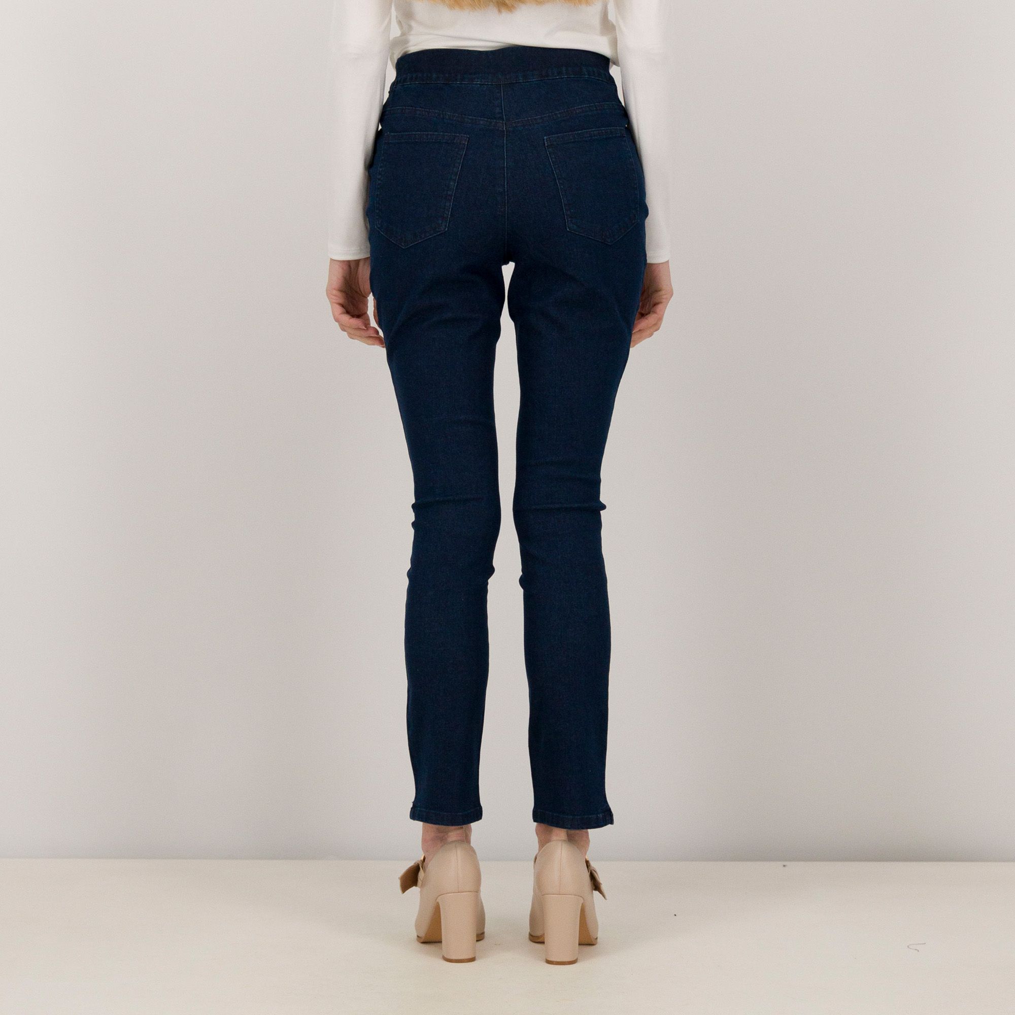 Nina Leonard Pantaloni denim elasticizzati anche Petite - QVC.it