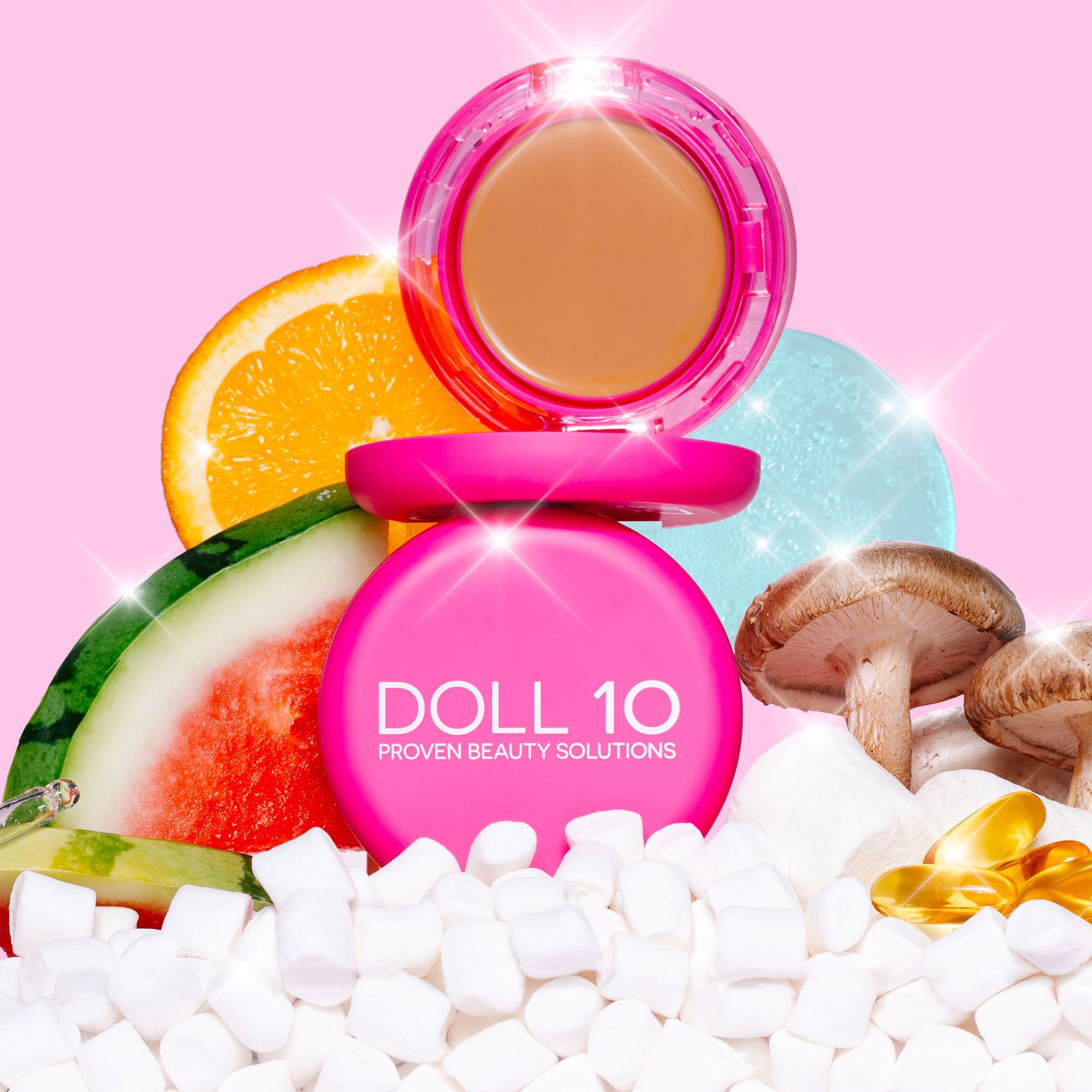 Doll10 Kit make-up: fondotinta, matita, rossetto, pennello - QVC.it