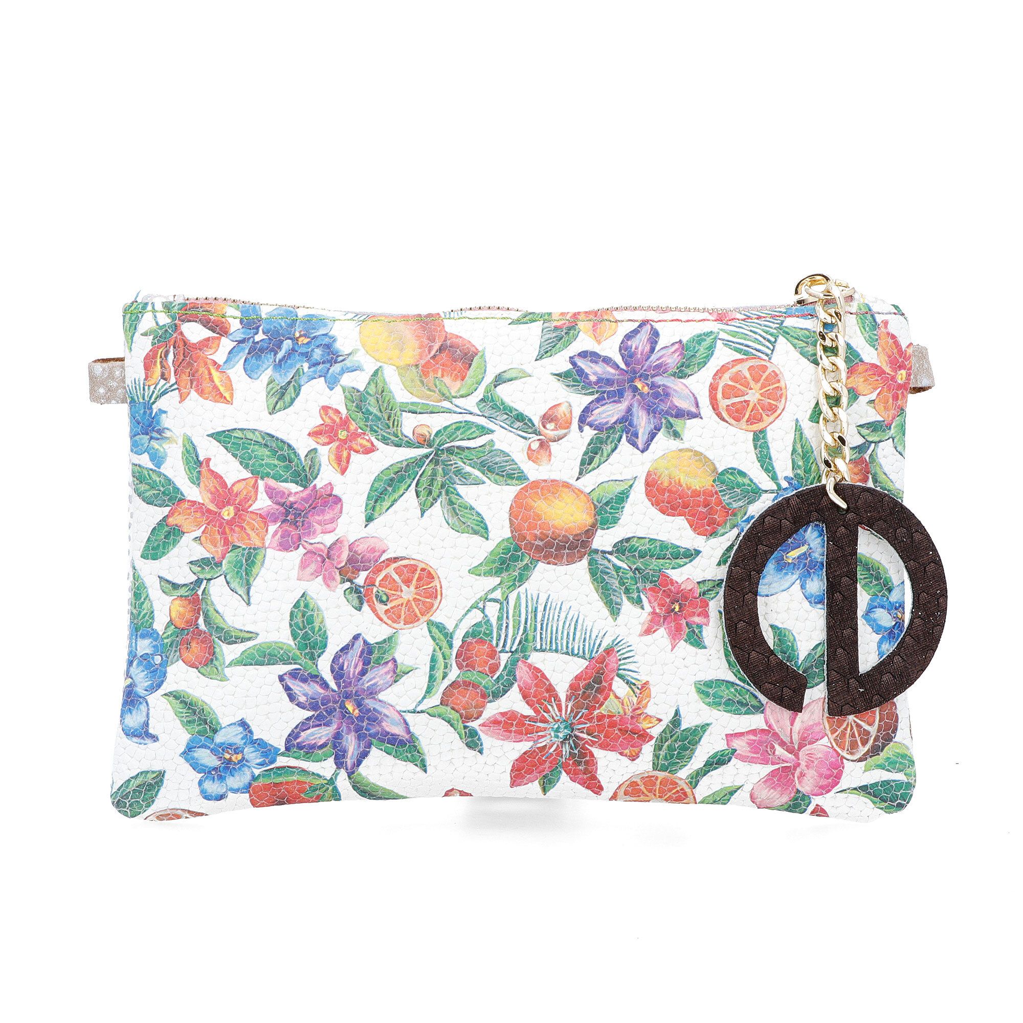 Ebarrito Borsa Joy in pelle con tracolla a catena - QVC.it