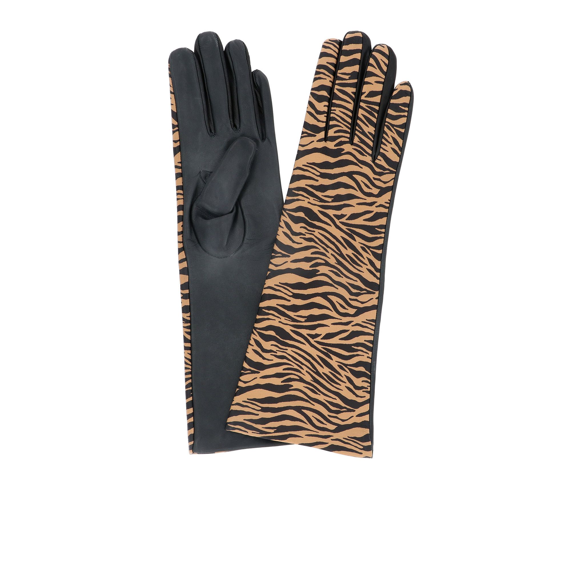 T'ama Gloves Guanti 6BT in pelle con fodera in seta - QVC Italia