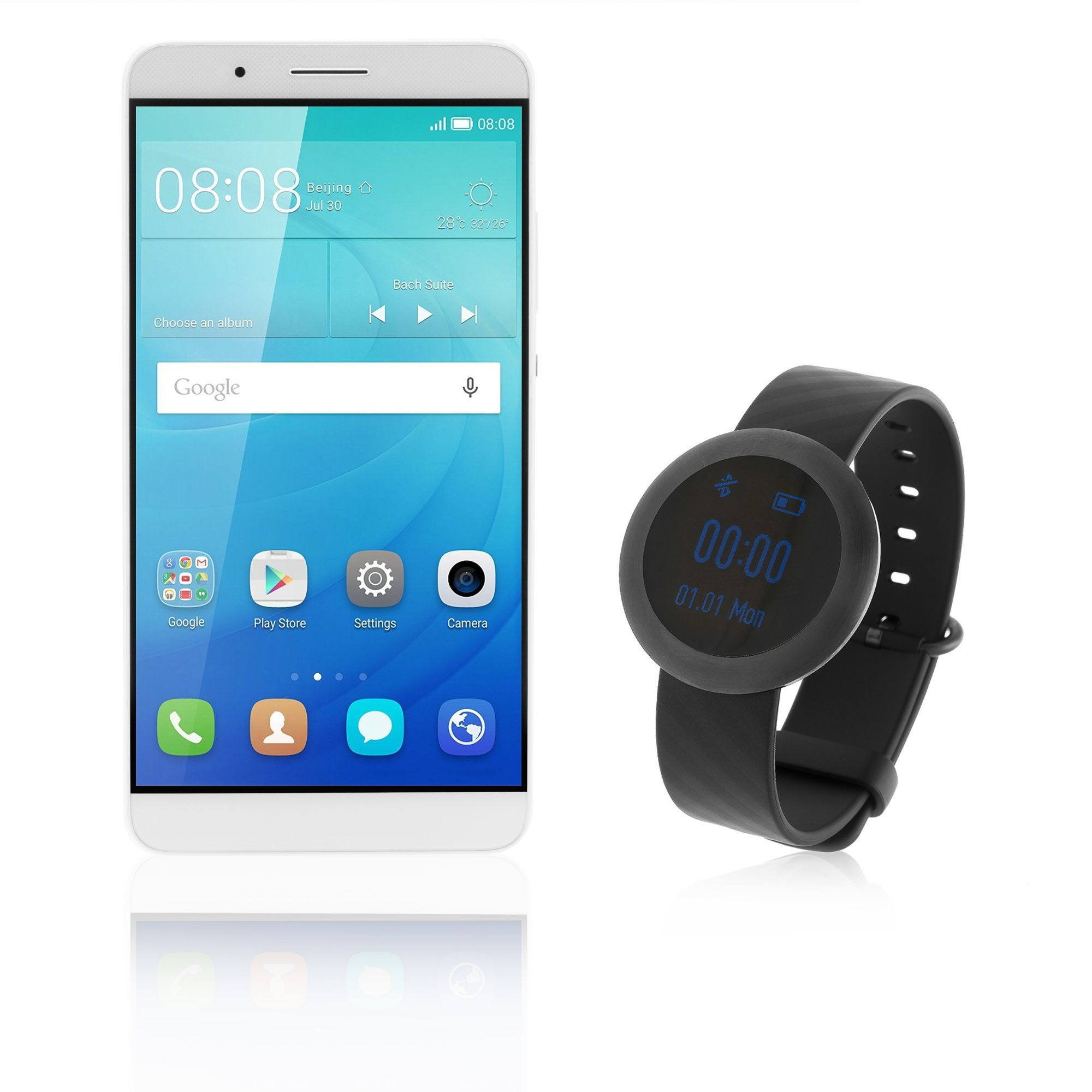Huawei Smartphone ShotX Android 4G Octa-Core e Smartwatch Band B0 - QVC ...