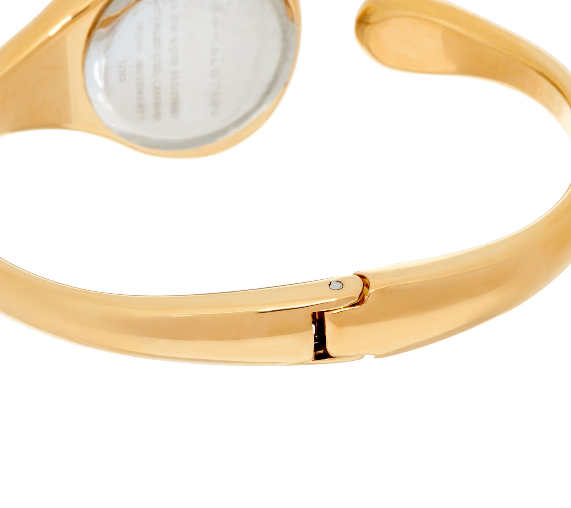 H by Halston Sculpted Hinged Bangle Watch - QVC.com