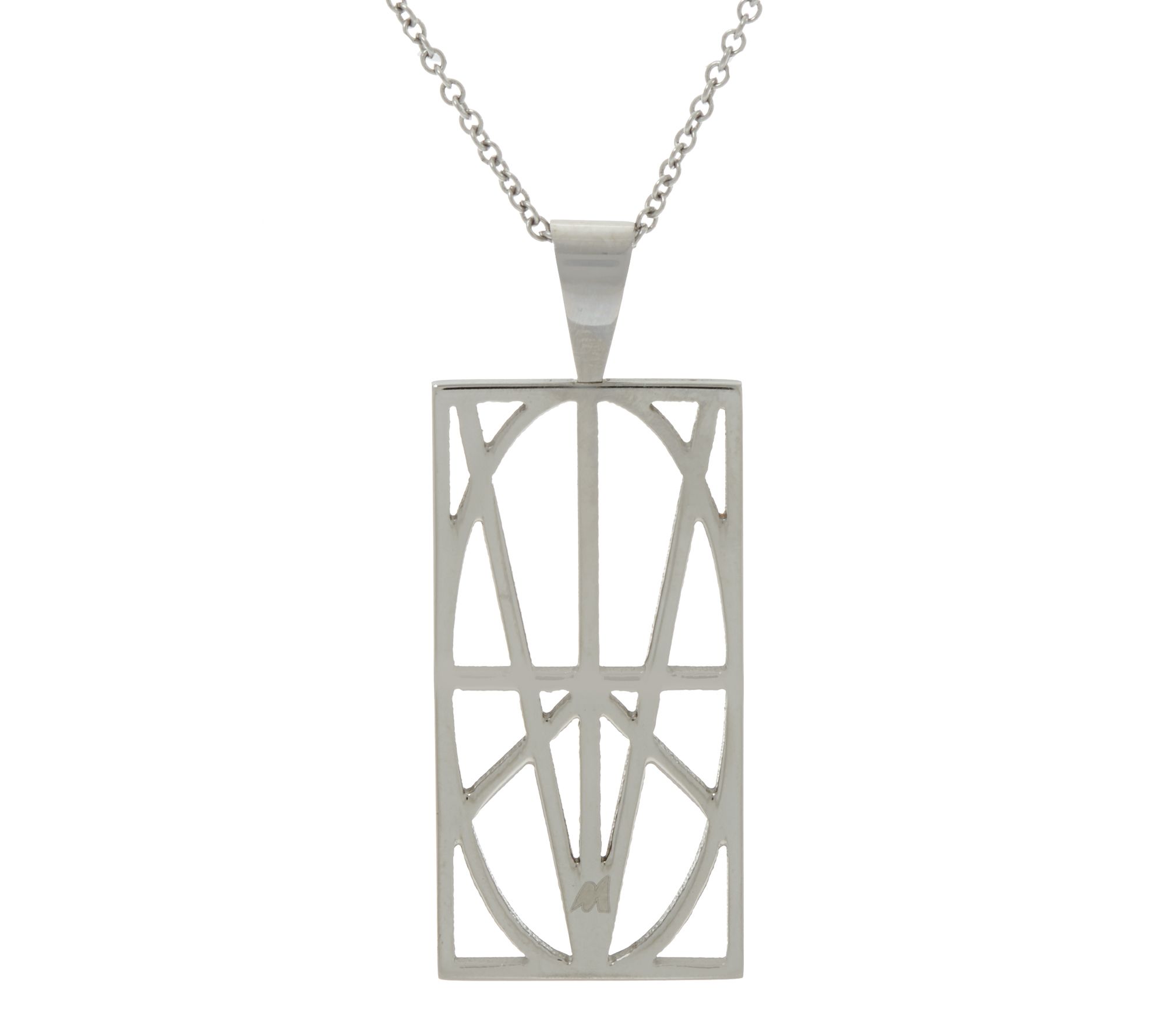 Zymbol Inspirational Pendant Necklace with Message Card - QVC.com