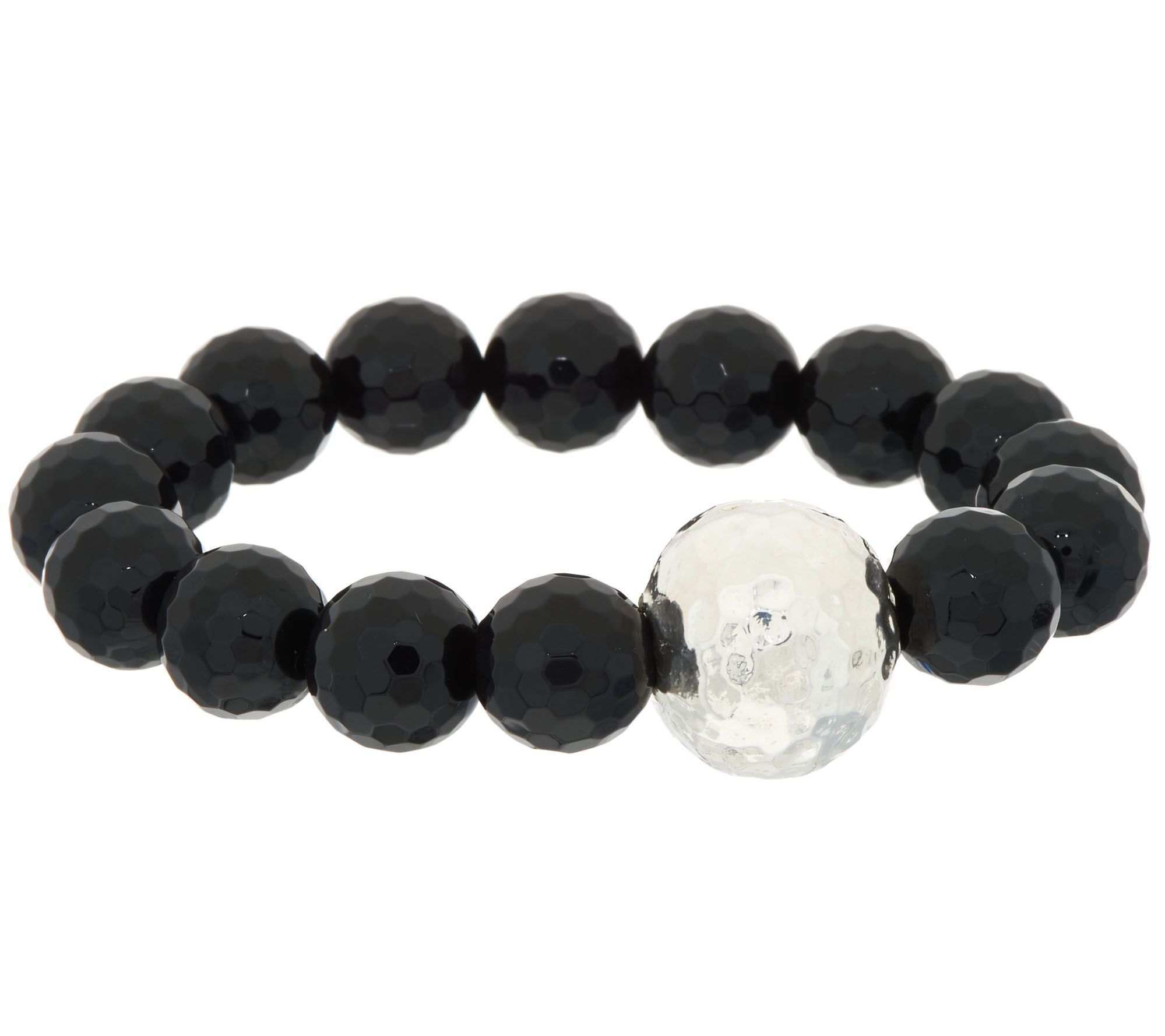 "As Is" Simon Sebbag Sterling Silver & Gemstone Bracelet - QVC.com