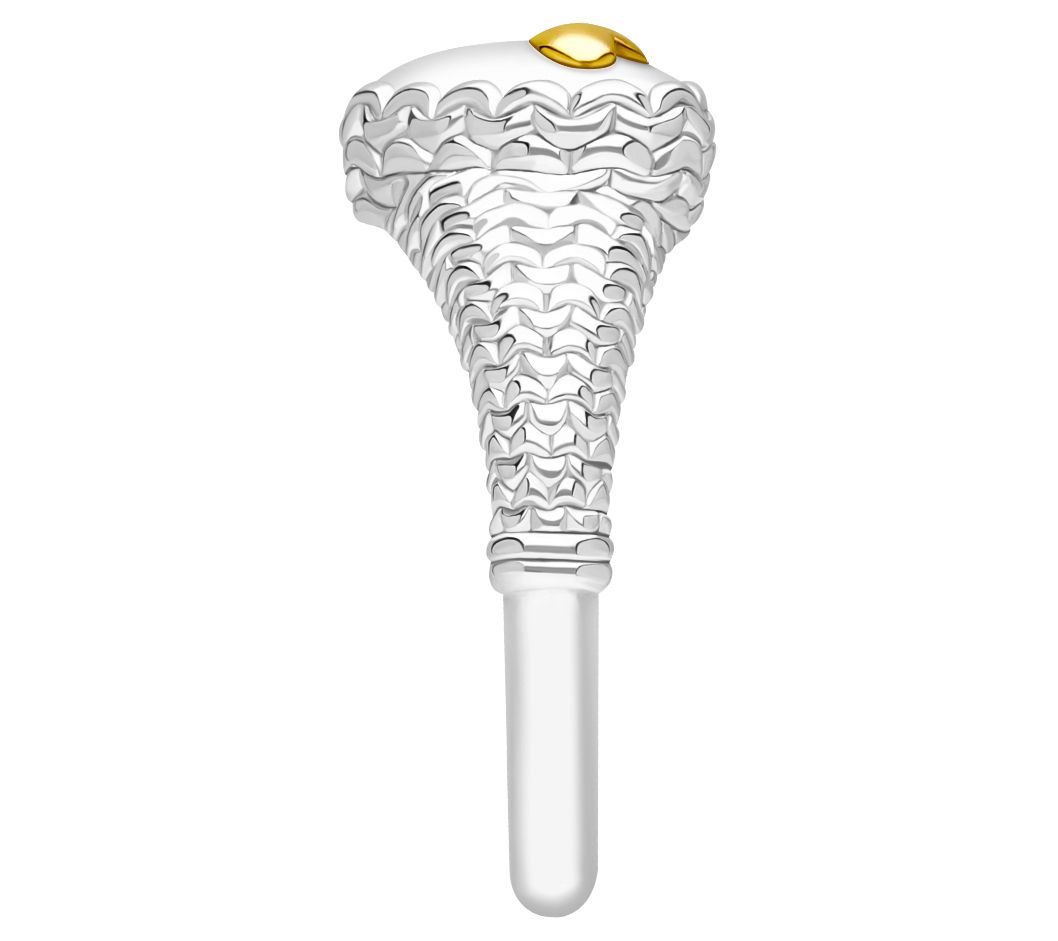 Tiffany Kay Studio Sterling & 14K Gold Clad Pur l Heart Ring - QVC.com