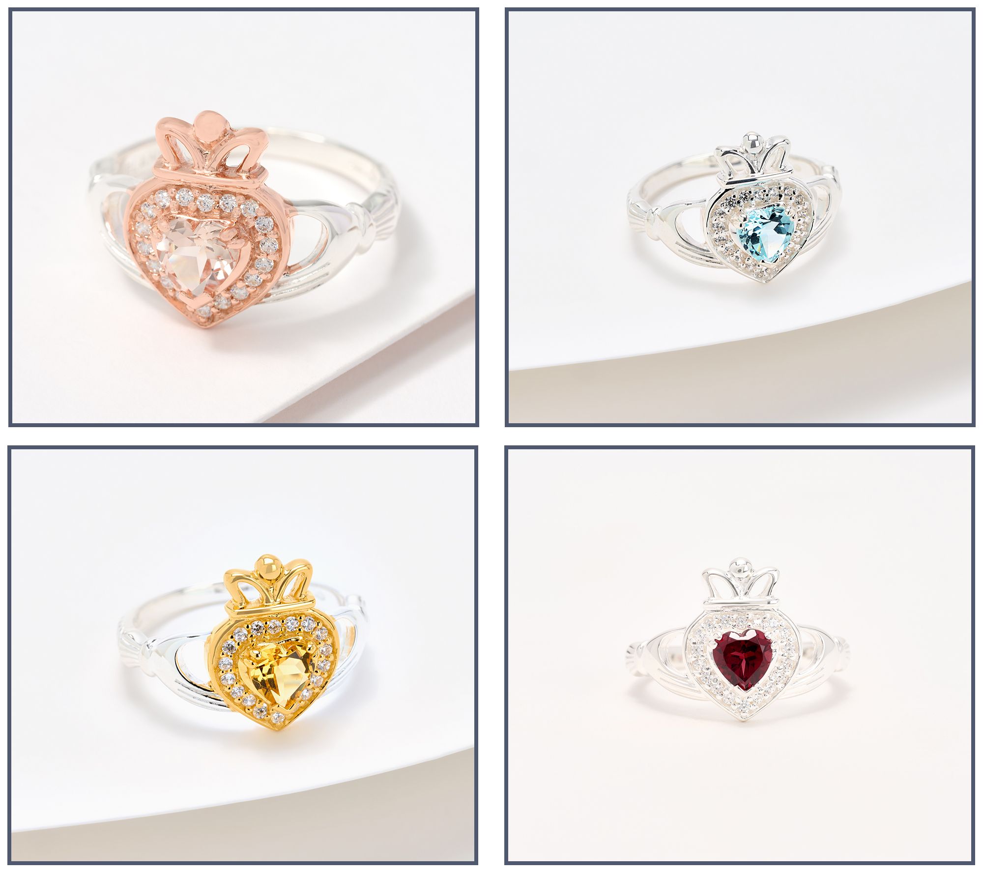 Qvc claddagh ring store