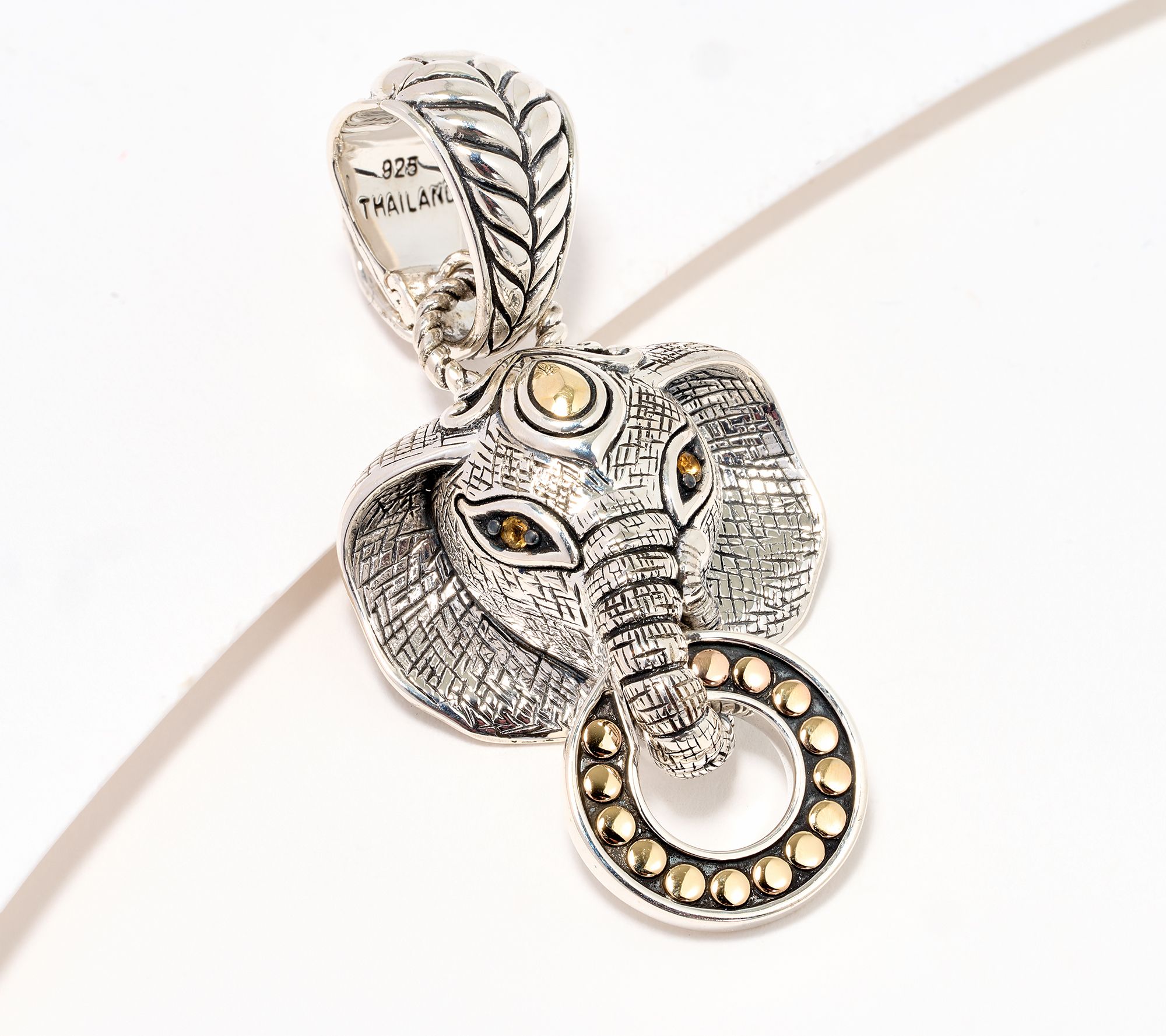 JAI 14K Gold & Sterling Silver Figurative Enhancer - QVC.com