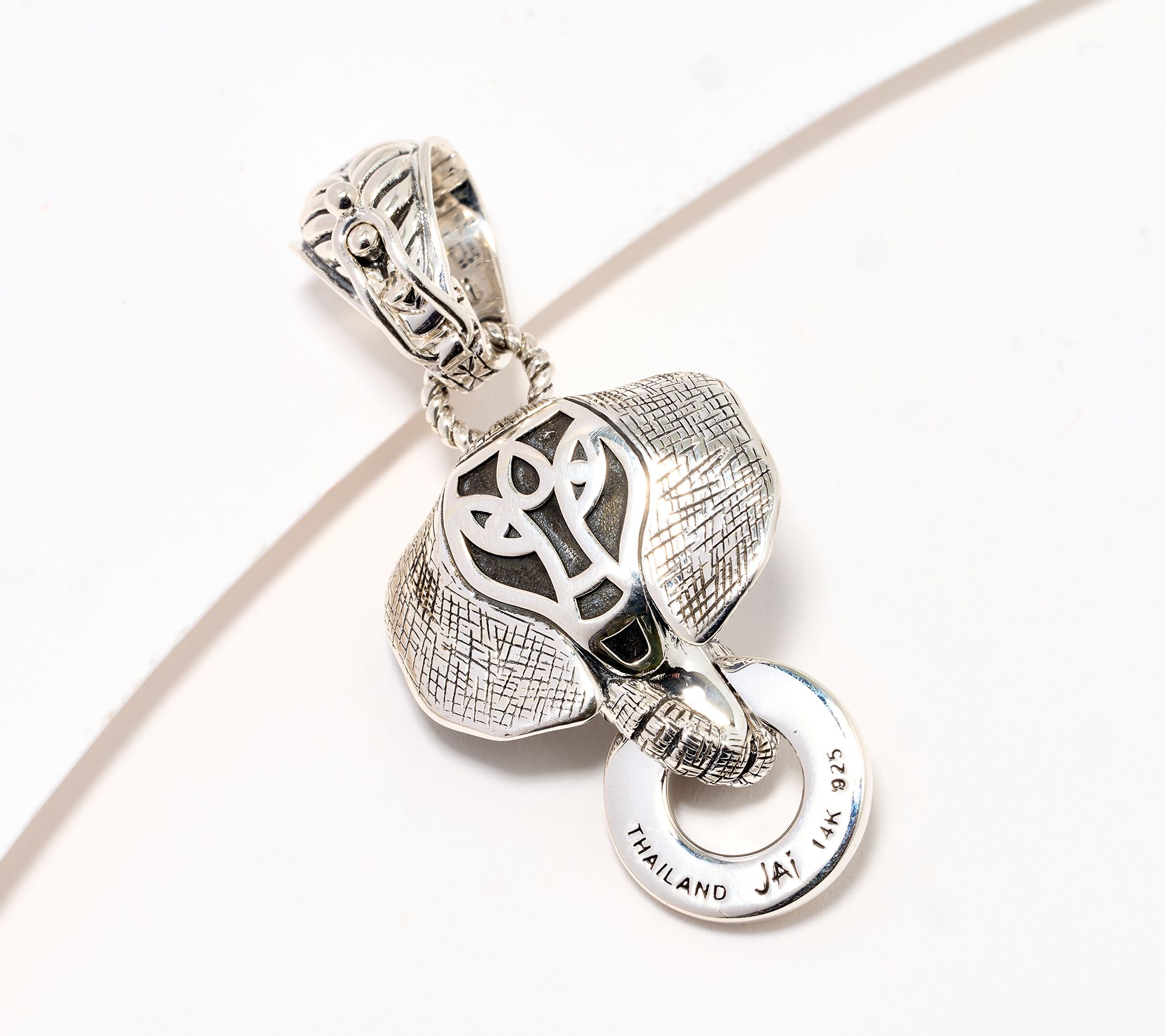 JAI 14K Gold & Sterling Silver Figurative Enhancer - QVC.com