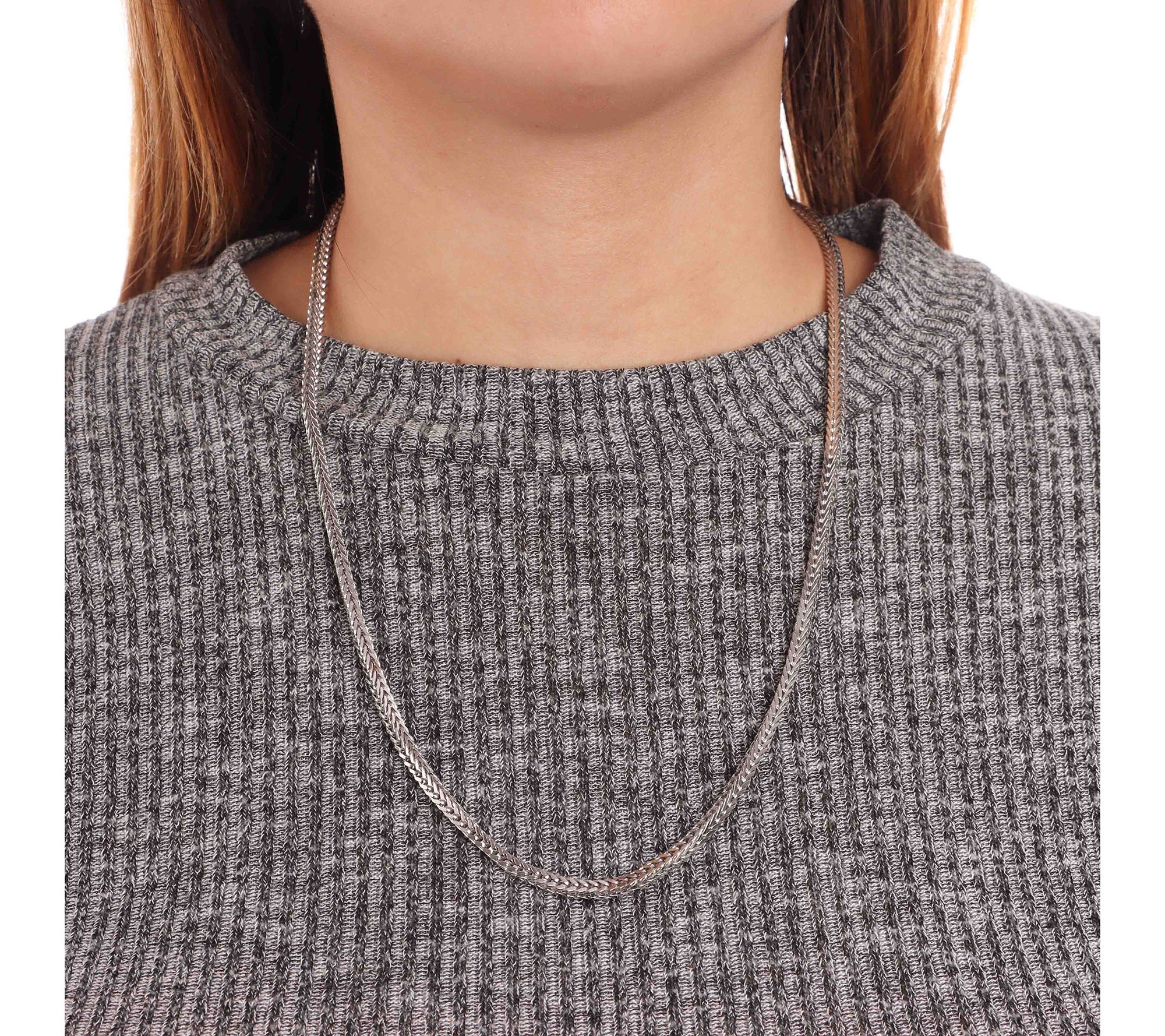 David Markstein Bronze Magnet Closure 22" Spiga Necklace - QVC.com