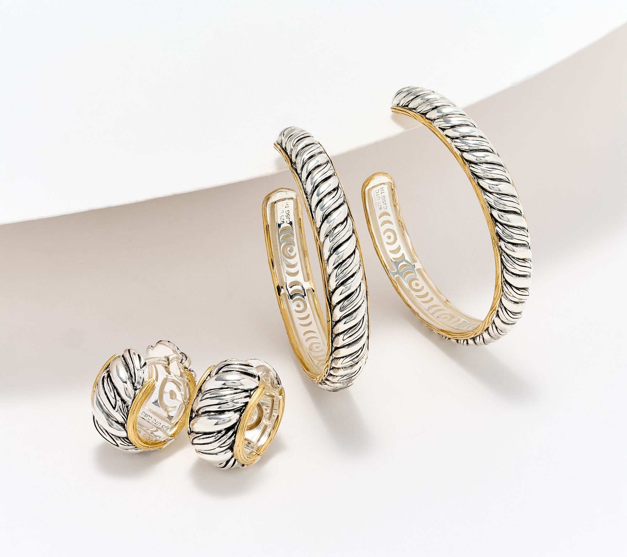 Christian James by Scott Grimes Sterl & 14KClad 1/2" or 1-1/2" Ripple ...