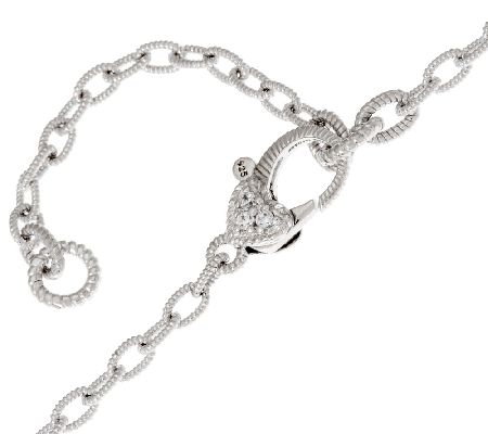 Judith Ripka Sterling 11.15 ct Diamonique Drop Necklace - QVC.com