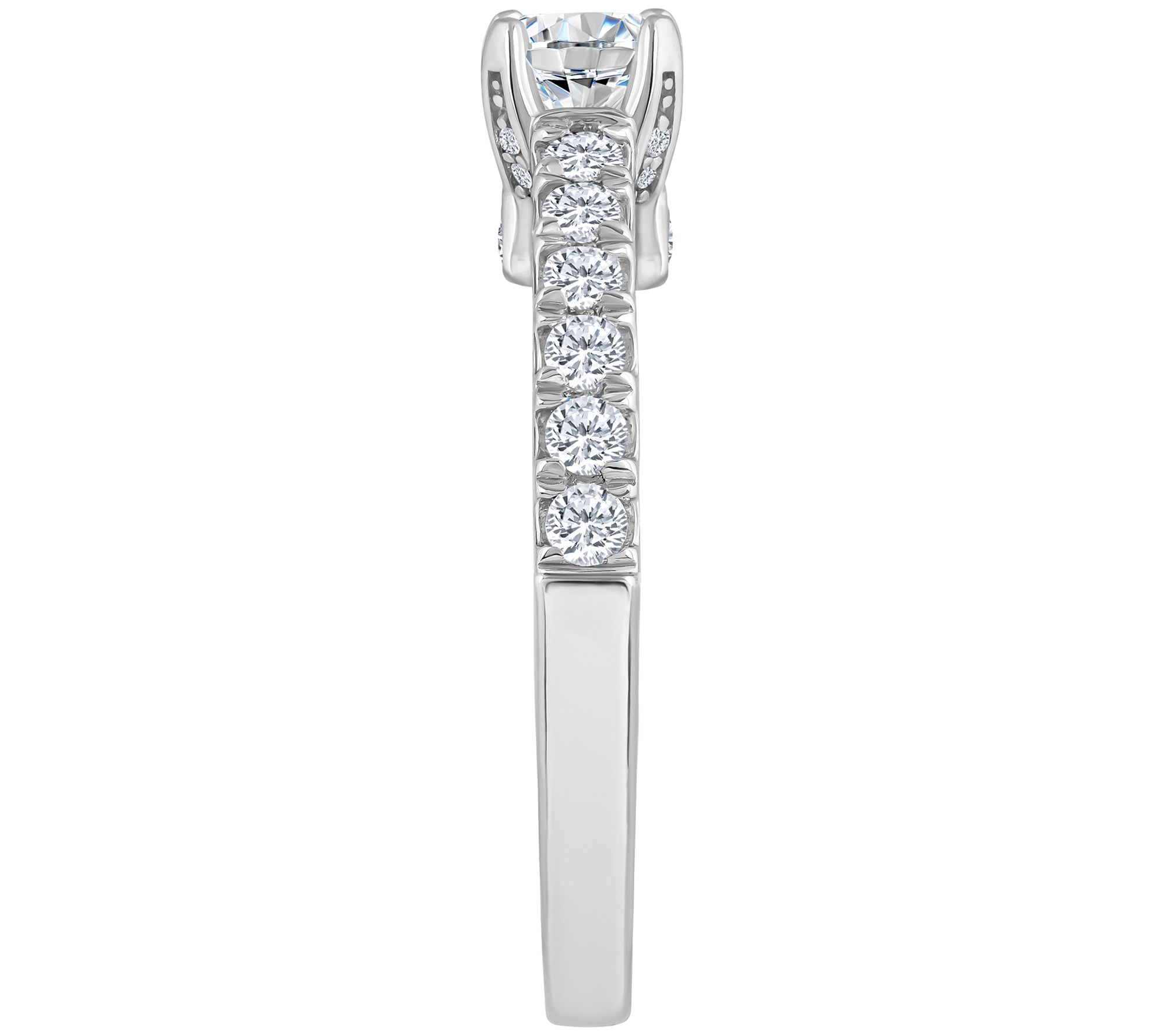 Affinity 0.80 cttw Diamond Engagement Ring, 14K Gold - QVC.com