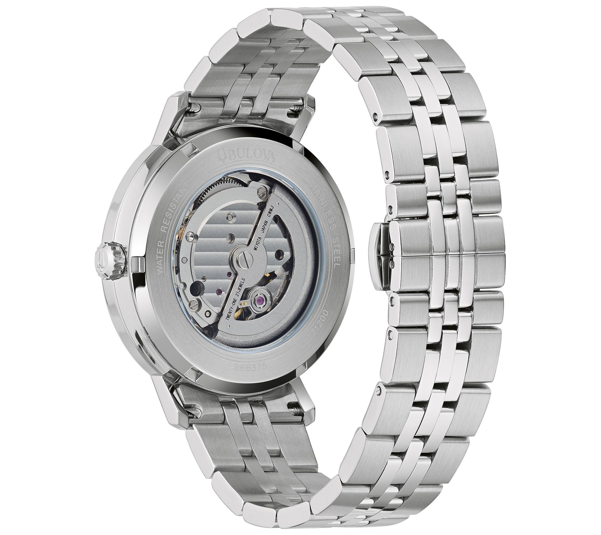 Bulova Men's Aerojet Automatic Stainless Brown Dial Watch - QVC.com