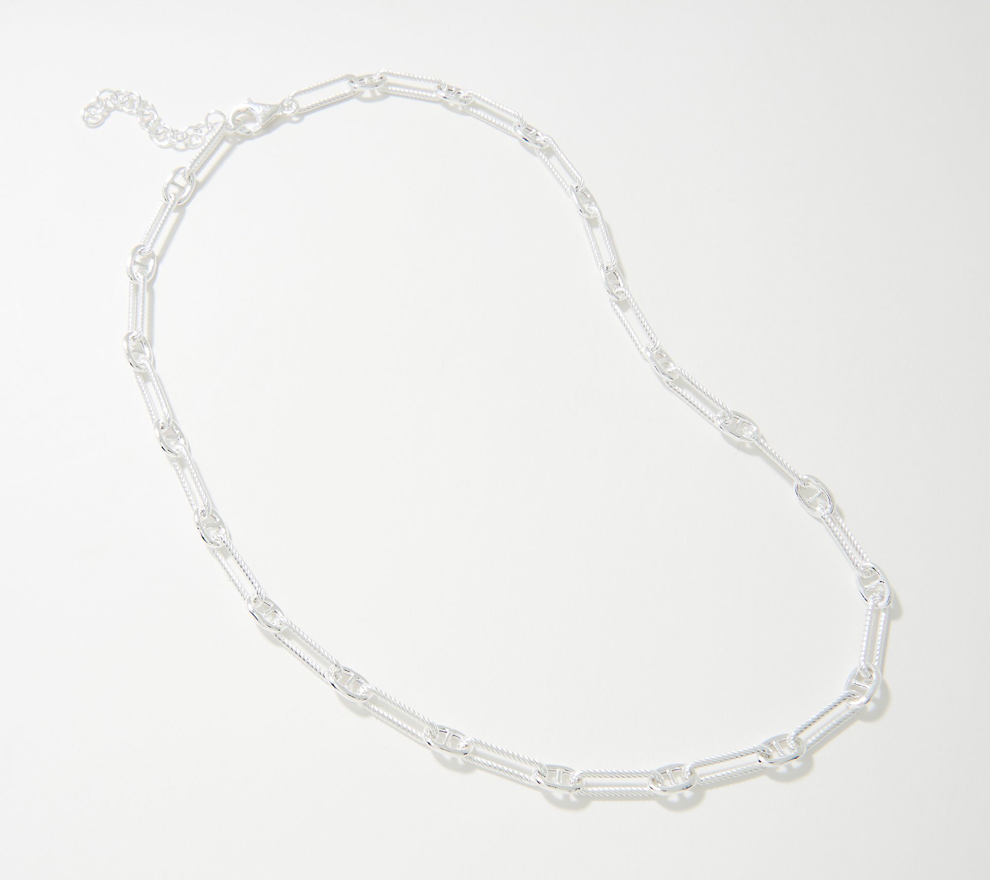 as-is-ultrafine-950-silver-alternate-link-22-necklace-qvc