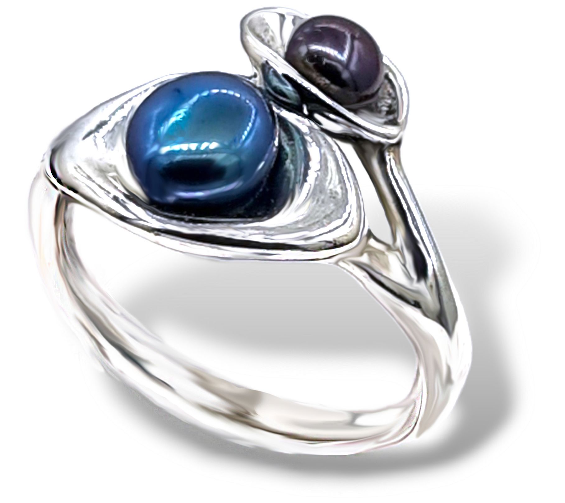 Hagit Sterling Silver Morning Dew Cultured Pearl Ring - QVC.com