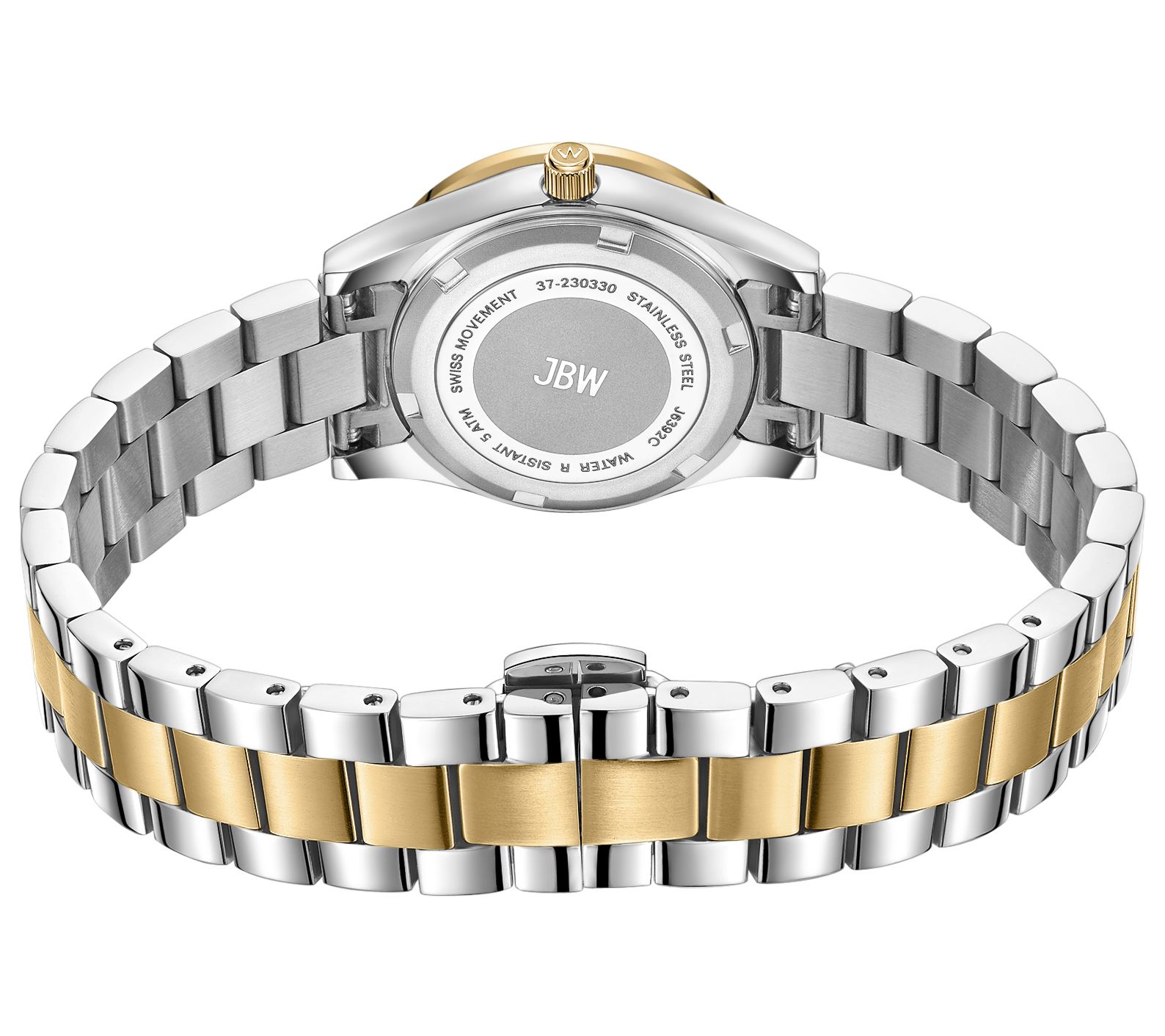 JBW Women's Spectra Two-Tone Diamond & Crystalatch - QVC.com