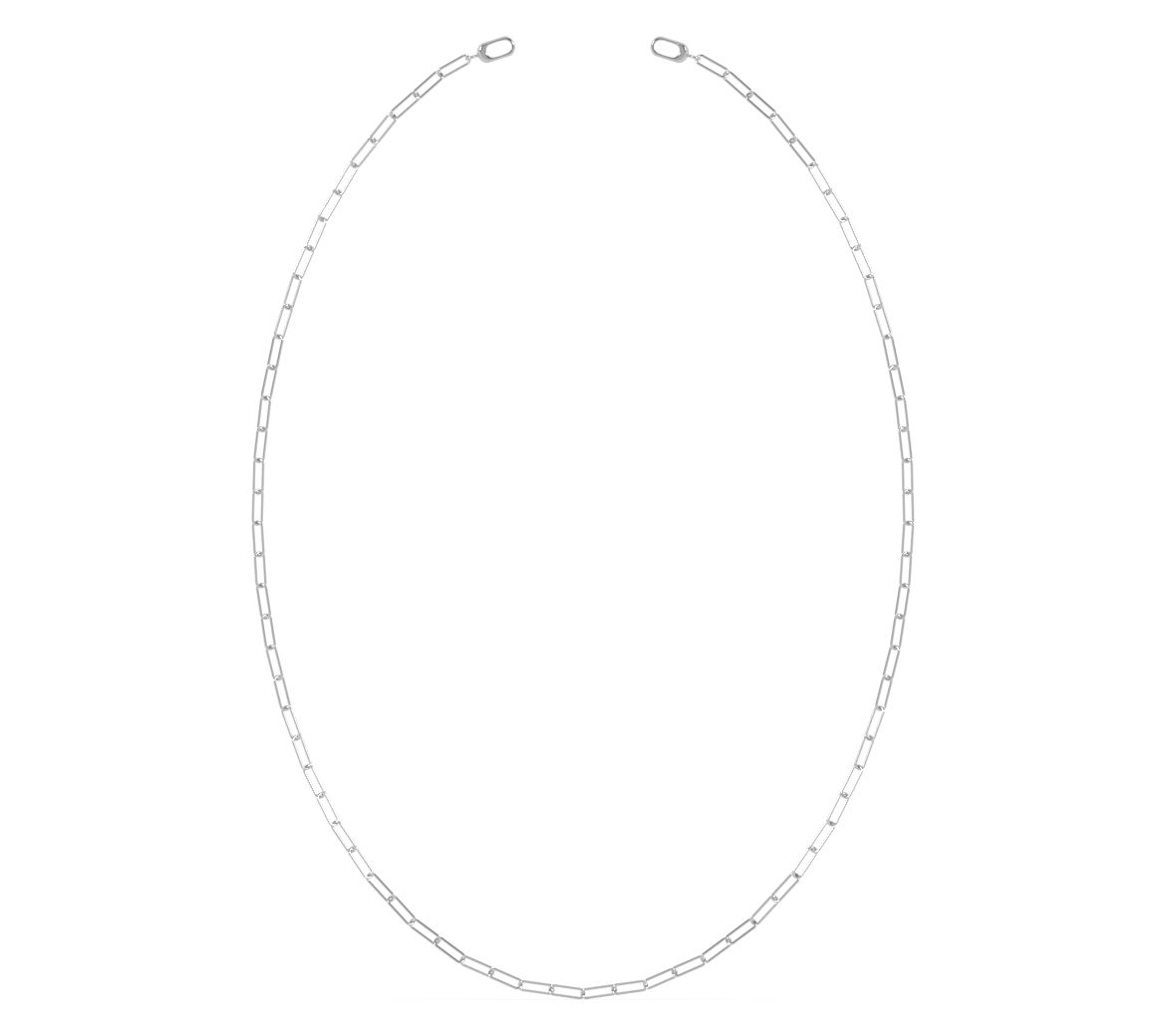 ONI Fine Jewelry Sterling Baby Clip Long Chain - QVC.com