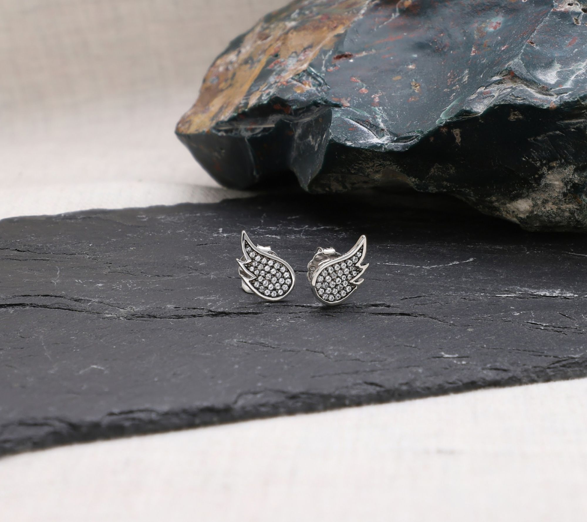 Margo Manhatttan Sterling Silver White Topaz Ariel Earrings - QVC.com