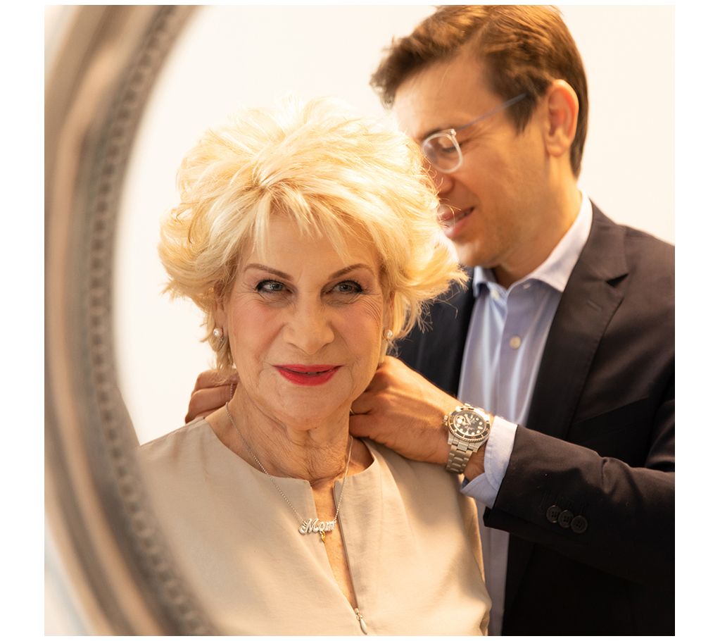 Or Paz Sterling Silver Heart Charm Mom Necklace - QVC.com