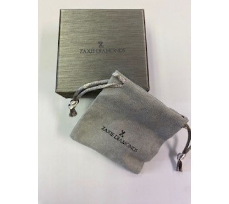 Zaxie Lab Diamonds Post Up Hoop Earrings - QVC.com